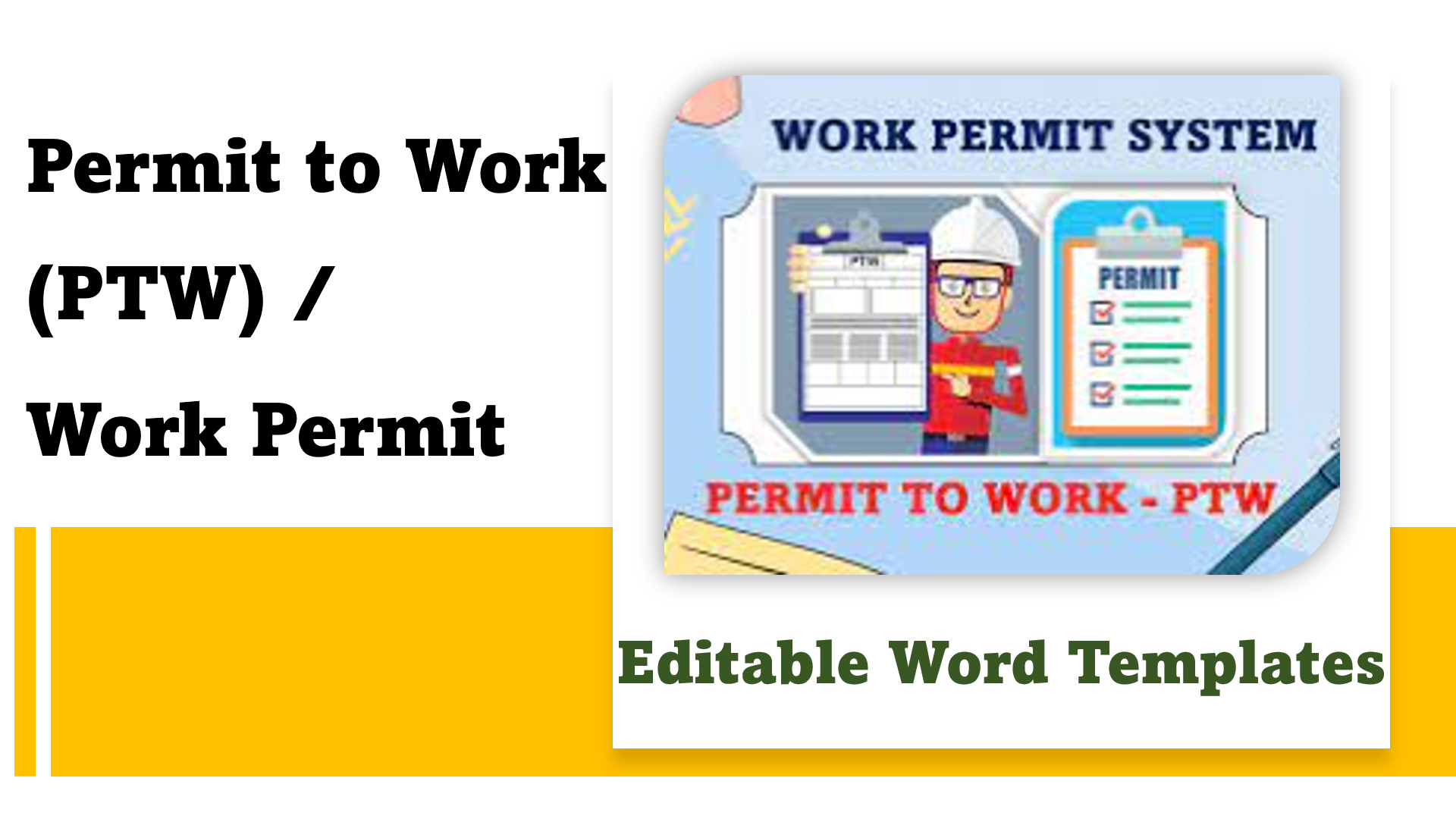 PTW - Editable Word Templates - Payhip