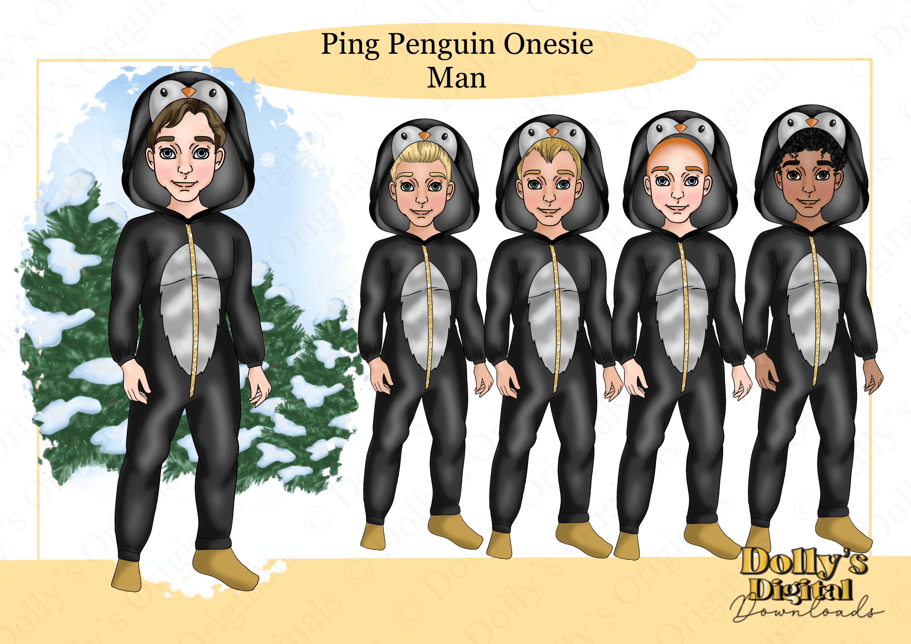 Ping Penguin Onesie Man - Payhip