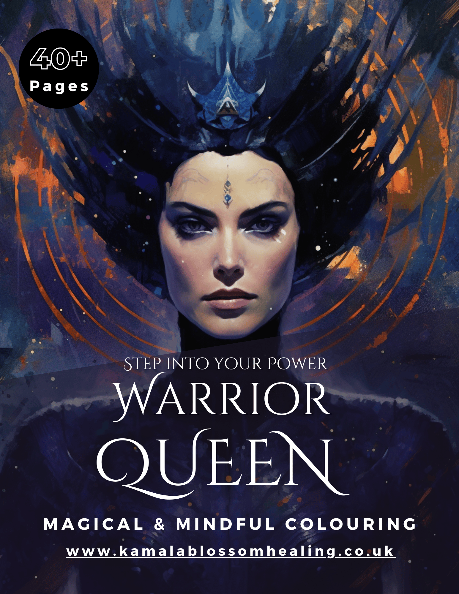Step into your Power - Warrior Queen Magical and Mindful Colouring ...