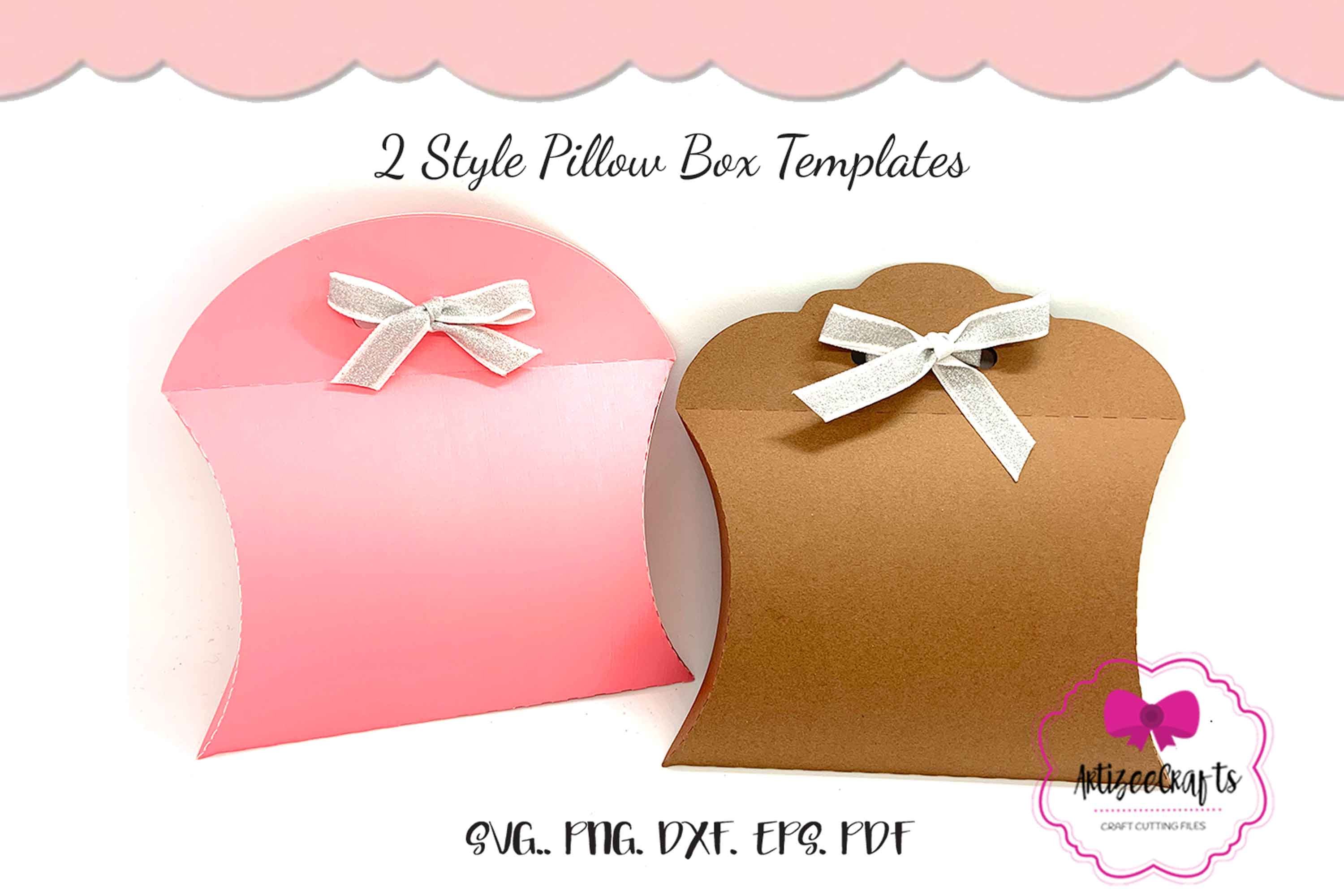Pillow Box|Pillow Gift Box I Pillow Paper Cut DIY Printable - Payhip