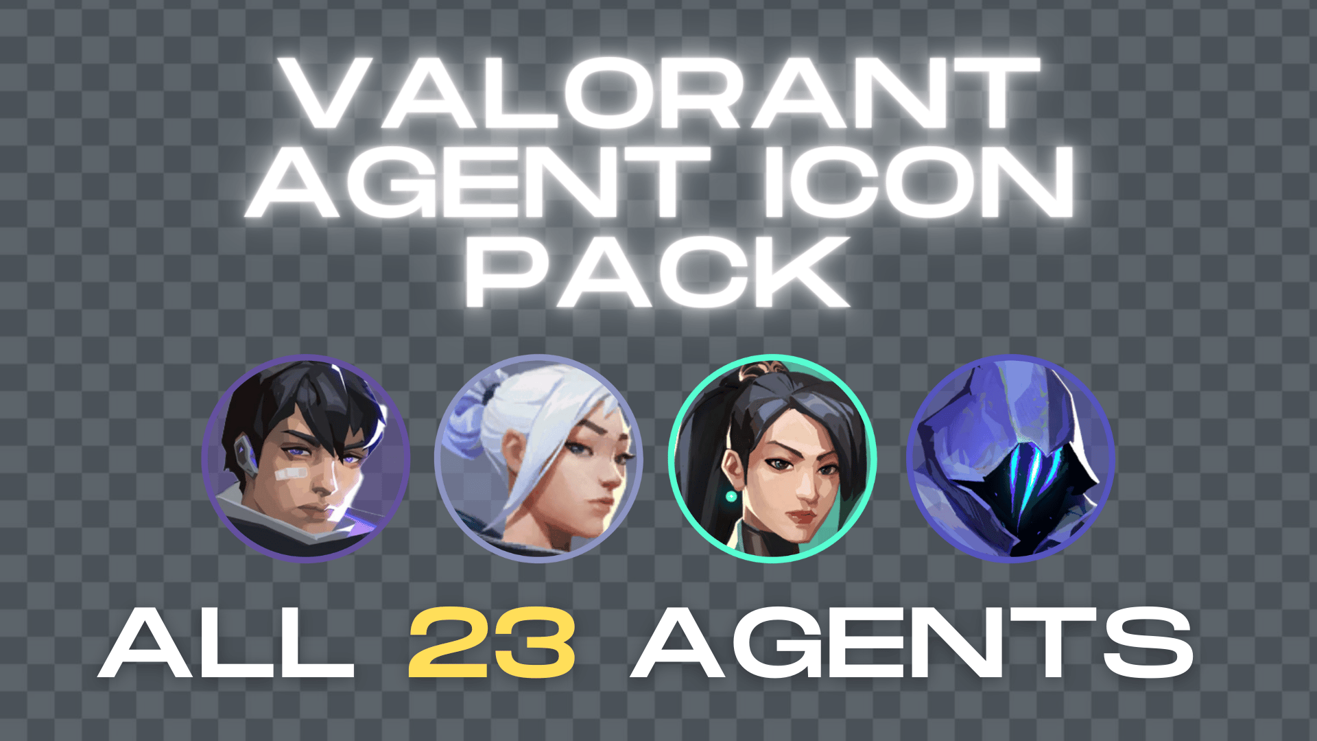 VALORANT Subtitle Agent Icon Pack - Payhip