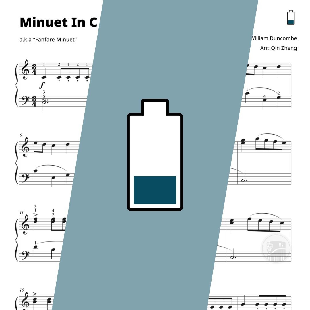 Minuet In C - William Duncombe - Payhip