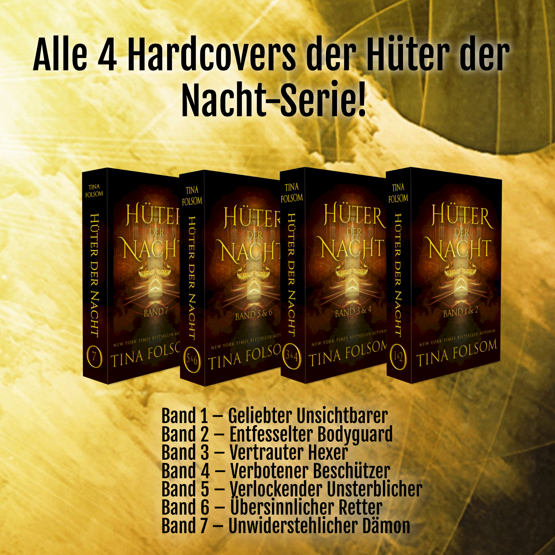 Hardcover Buchbündel: Die komplette Hüter der Nacht Serie (Band 1-7 ...