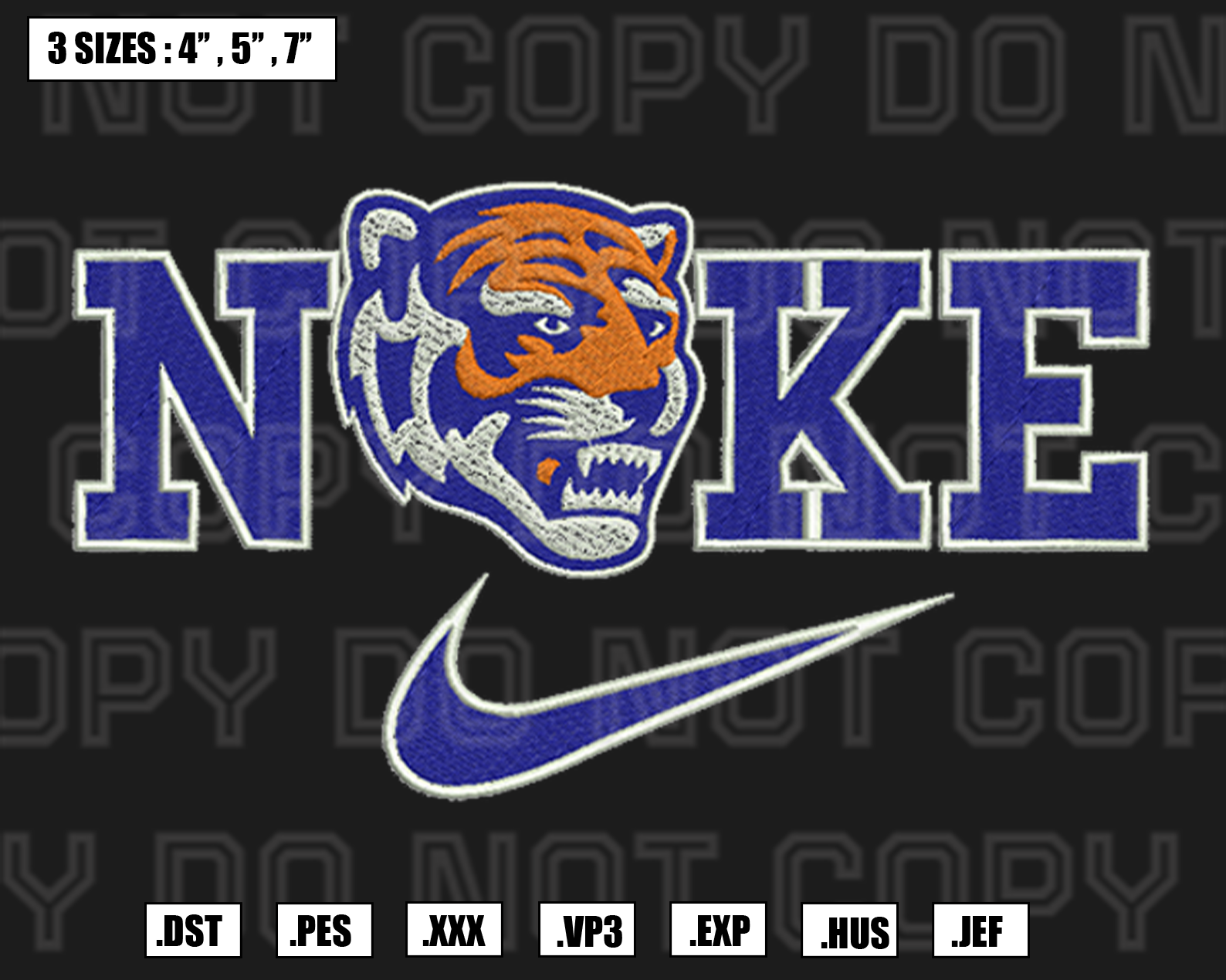 Nike Memphis Tigers Embroidery Designs, NFL Embroidery Design File ...