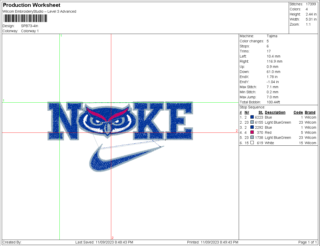 Nike Florida Atlantic Owls Embroidery Designs, NFL Embroidery Design ...