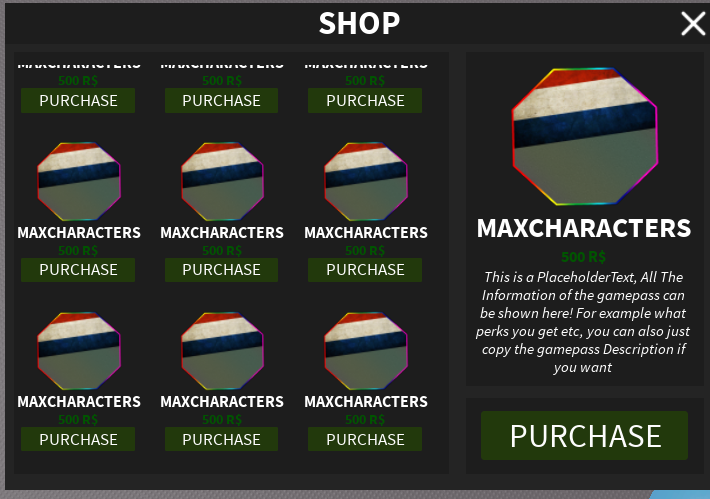 Shop GUI - Payhip
