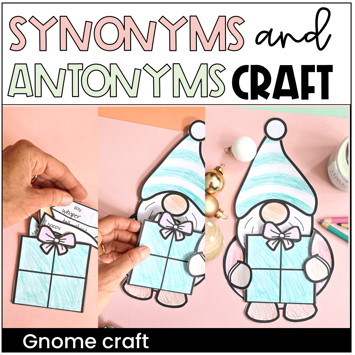 Christmas Presents Measuring Math Craft Activity