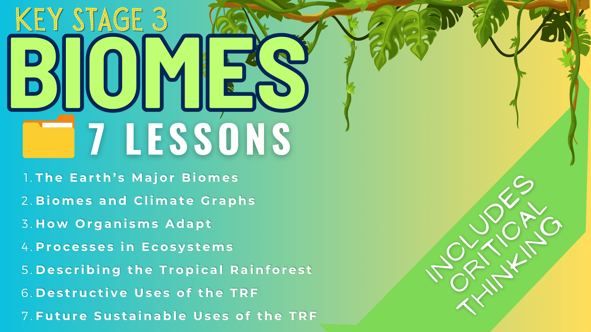 Biomes and Ecosystems - Full Unit of Work - Key Stage 3 - Payhip