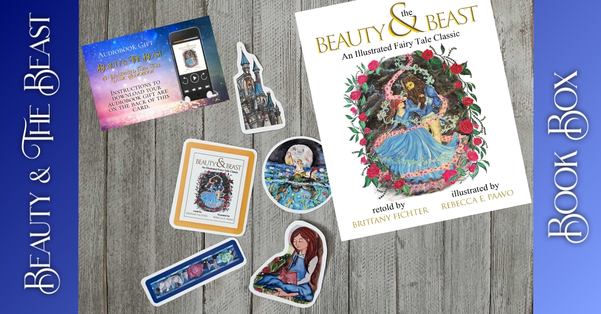 Beauty and the Beast Illustrated Fairy Tale Classic Book Box - Payhip