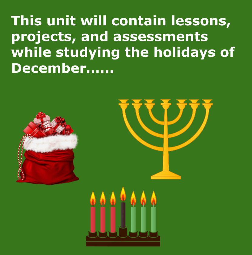 DECEMBER MULTI-CULTURAL WINTER HOLIDAY READY-TO-USE UNIT OF STUDY - Payhip