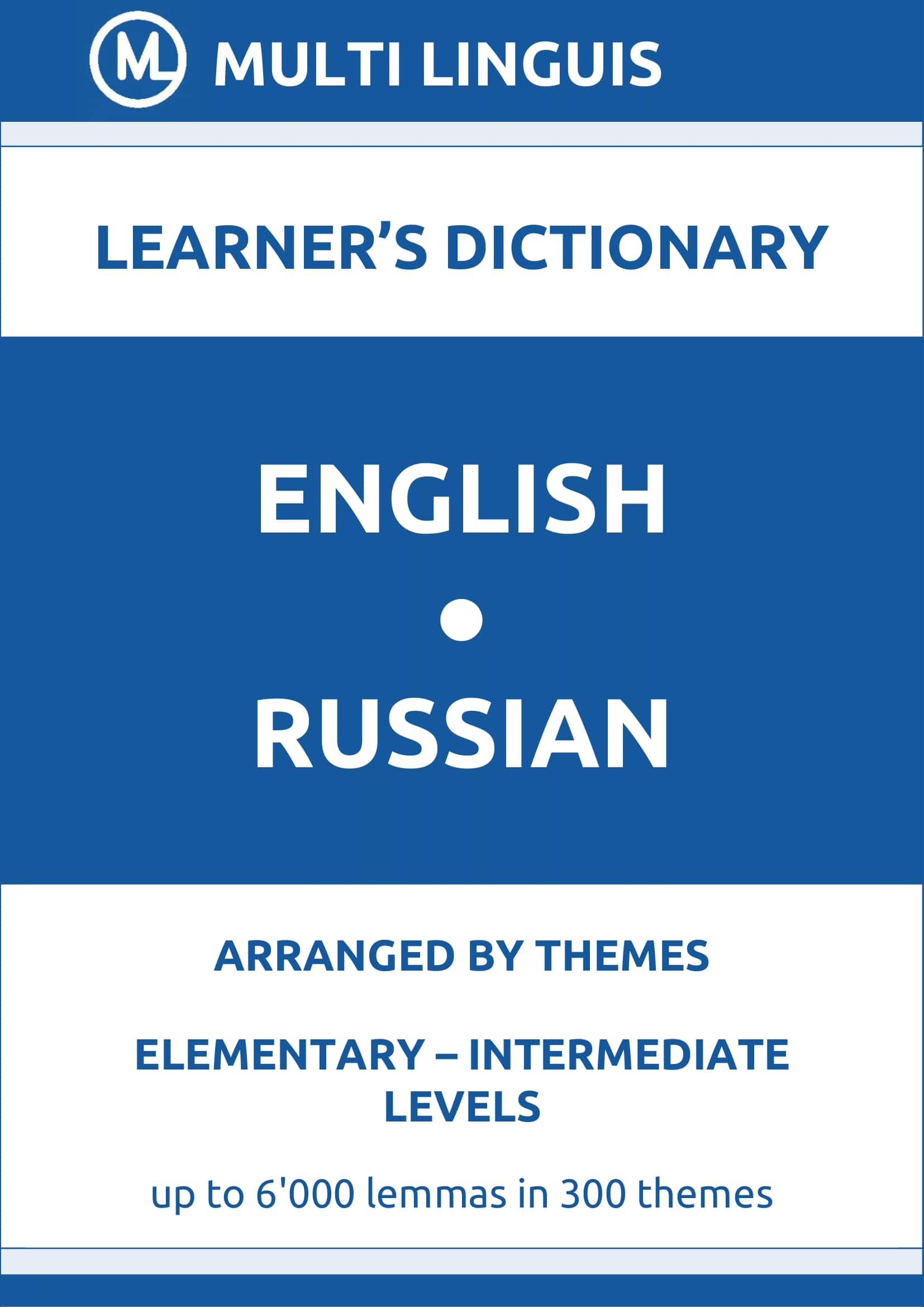 English-Russian Learner’s Dictionary (Arranged by Themes, Elementary ...