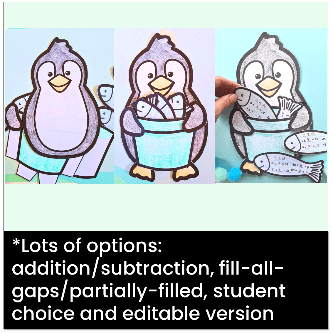 Penguin Fact Families Craft