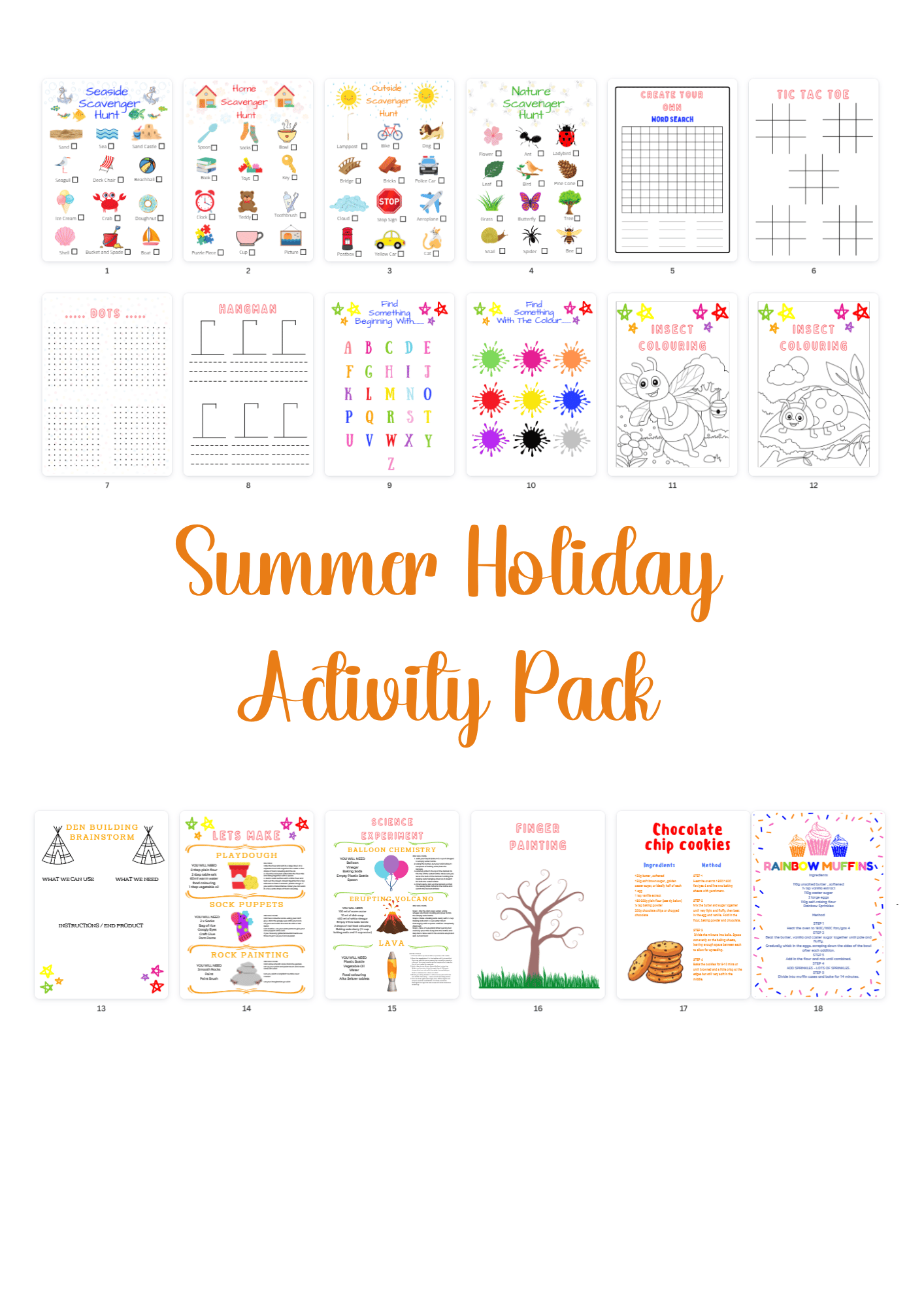 Digital - Half Term Activity Pack - Payhip