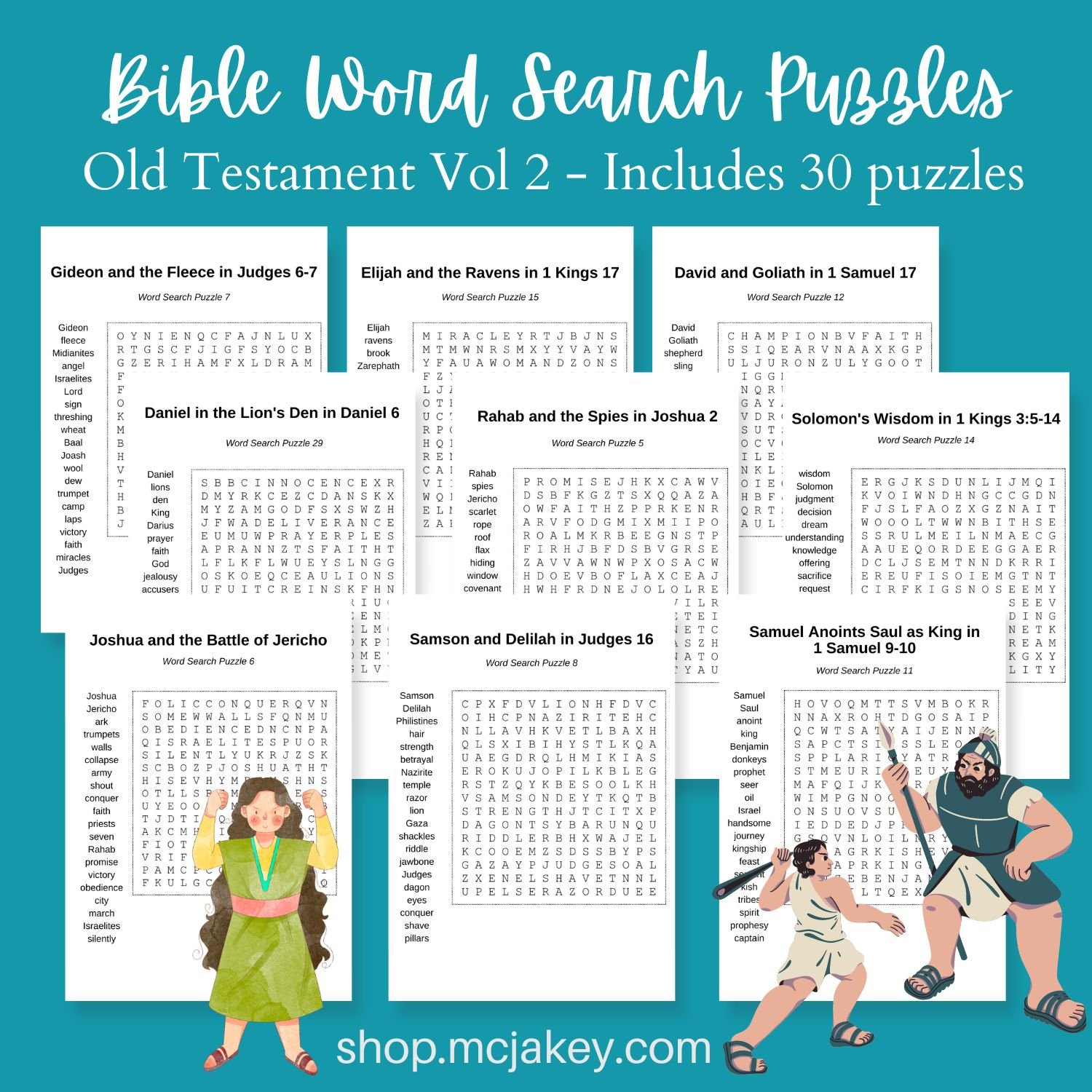 Christian Word Search Puzzles Bible Word Search Puzzles Vol 2 PLR