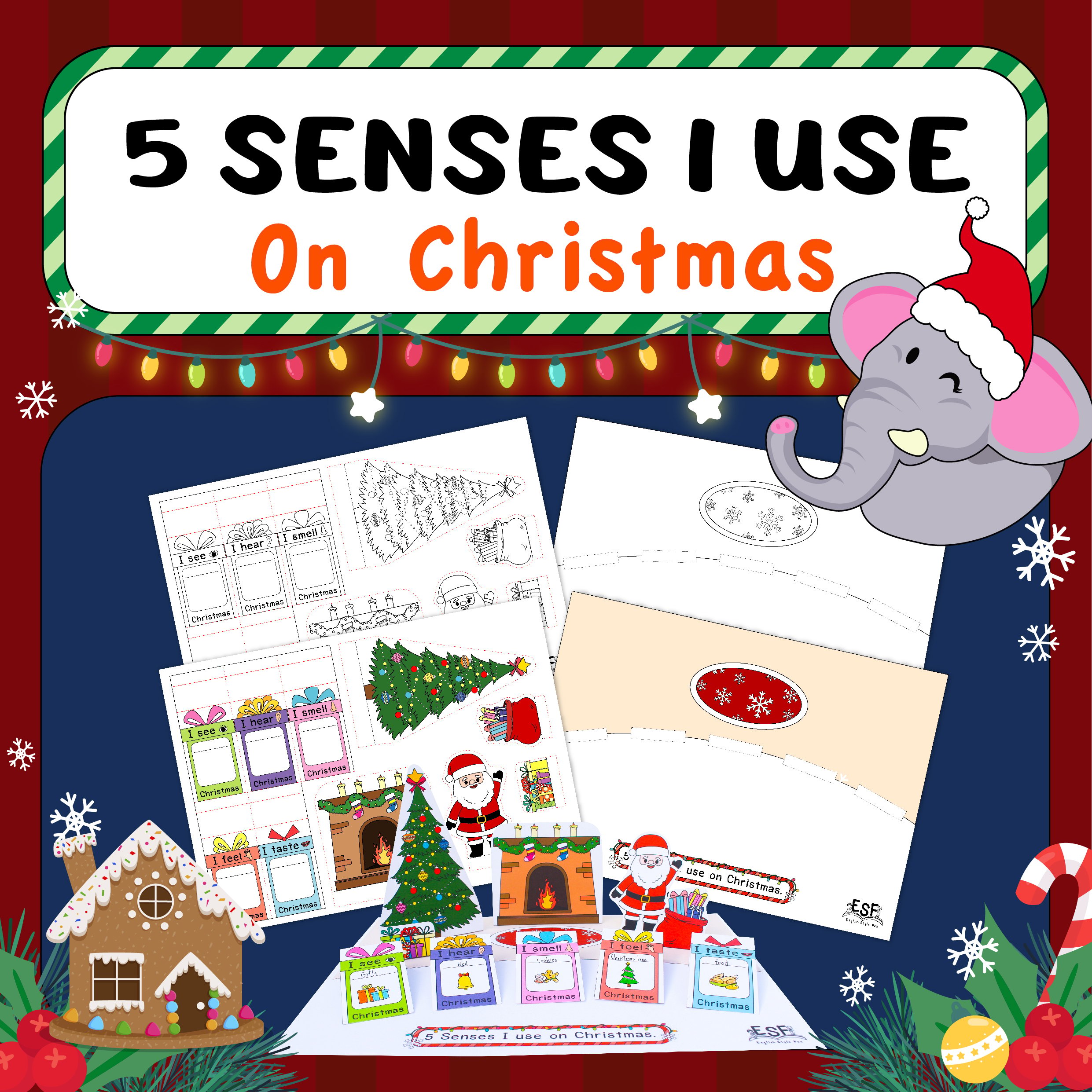 5 Senses Activity for Christmas - Payhip