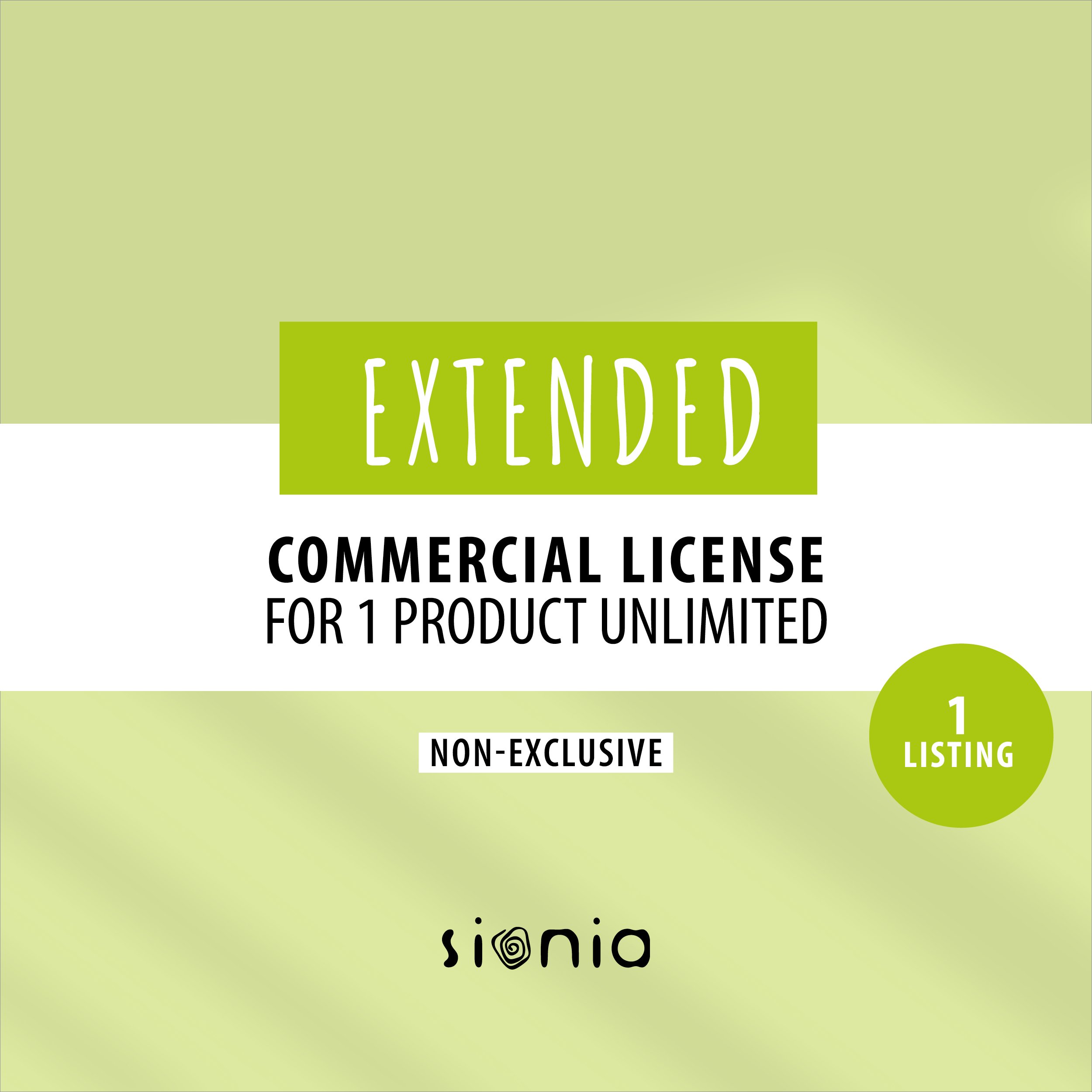 Extendet Unlimited Commercial License