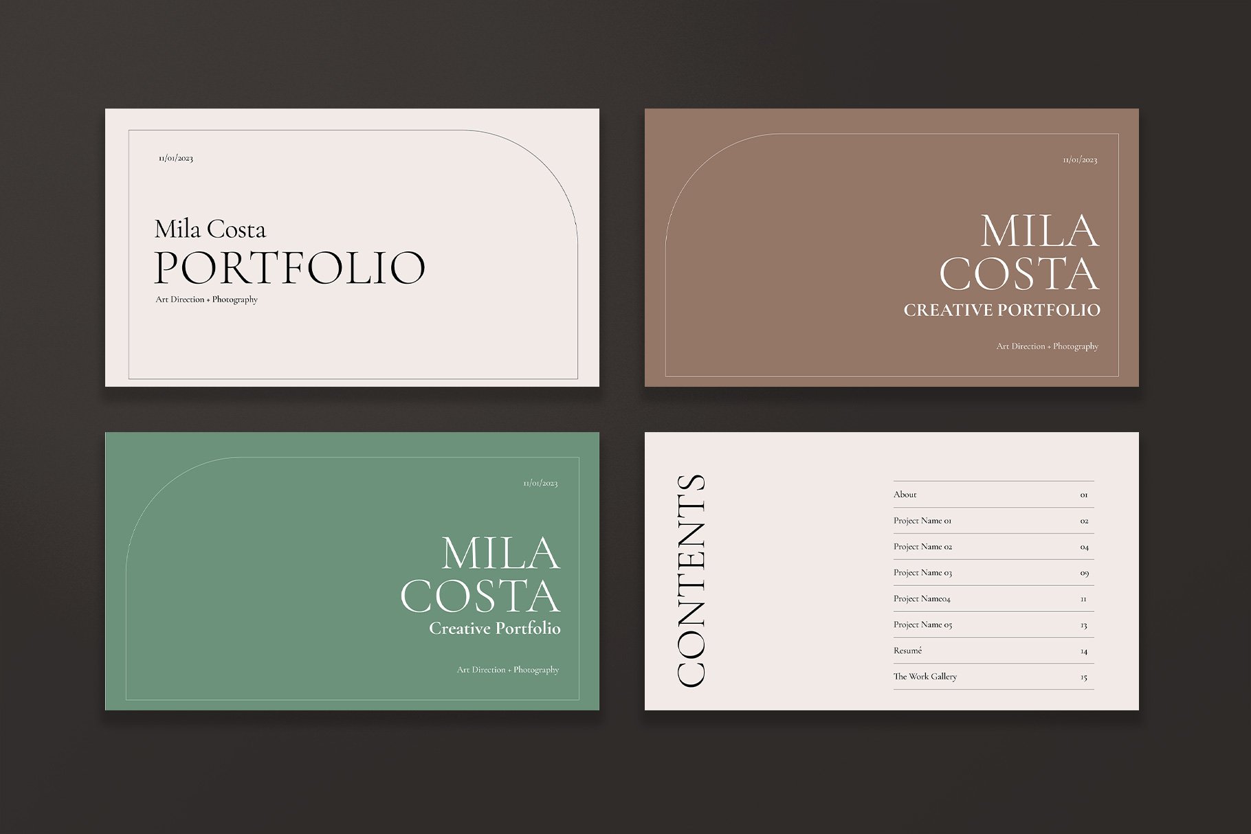 Professional Presentation & Pitch Deck Templates for Creatives