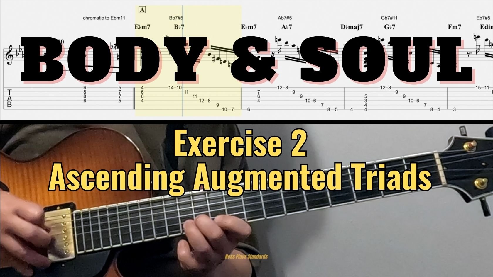 Easy 1 shape ascending triads that sound really to play/"Body & Soul ...