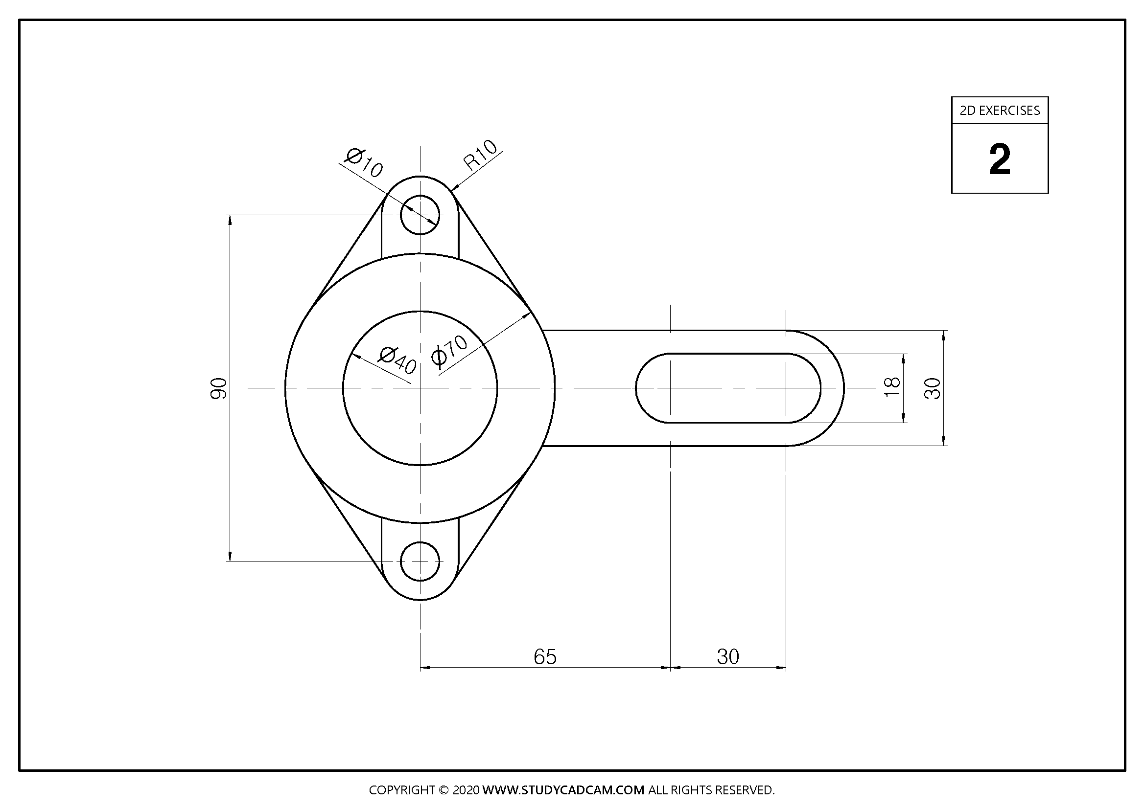 STUDYCADCAM 2D CAD EXERCISES 68 (PDF) - Payhip