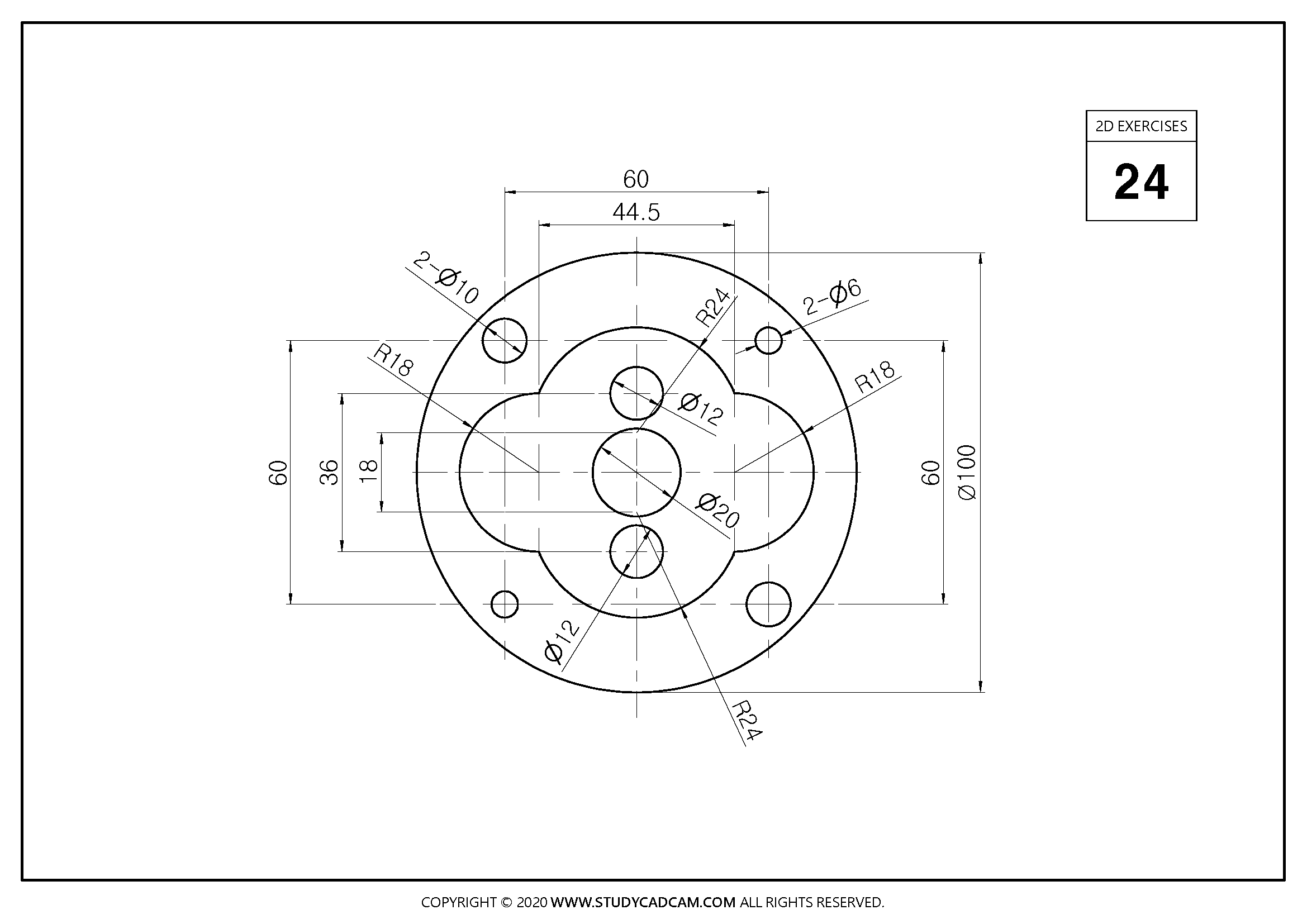 STUDYCADCAM 2D CAD EXERCISES 927 (PDF) - Payhip