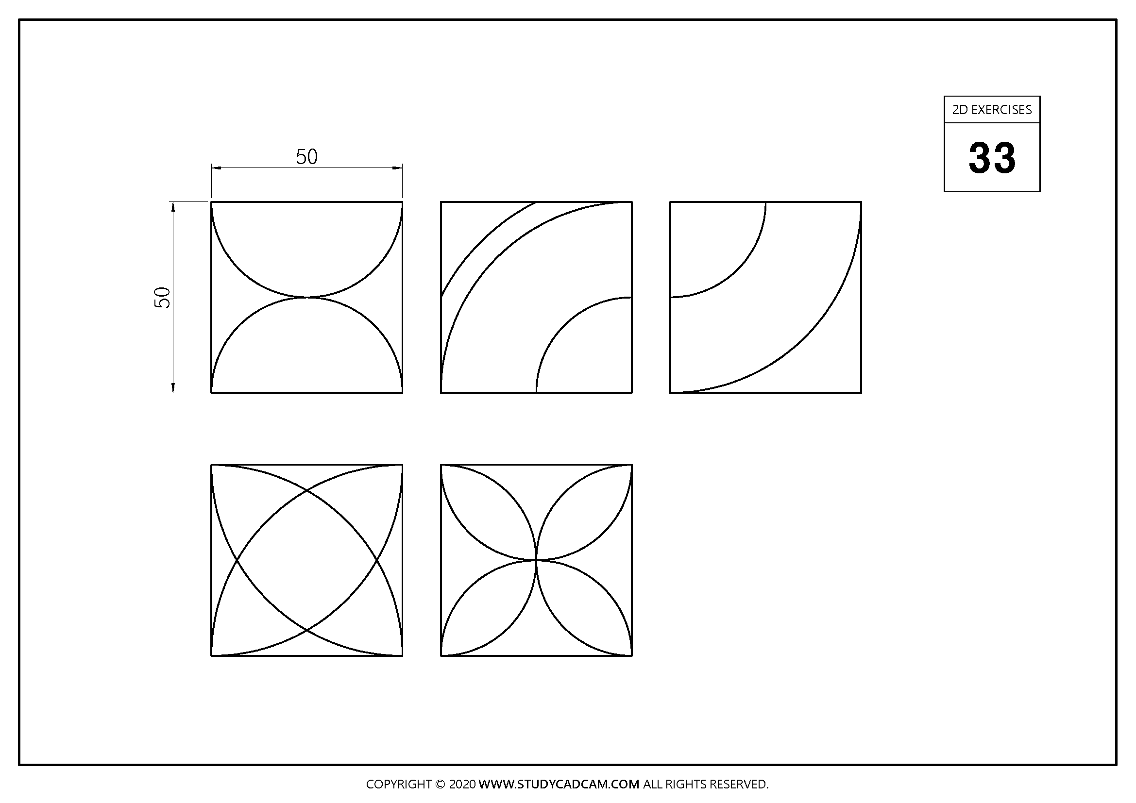 STUDYCADCAM 2D CAD EXERCISES 1131 (PDF) - Payhip