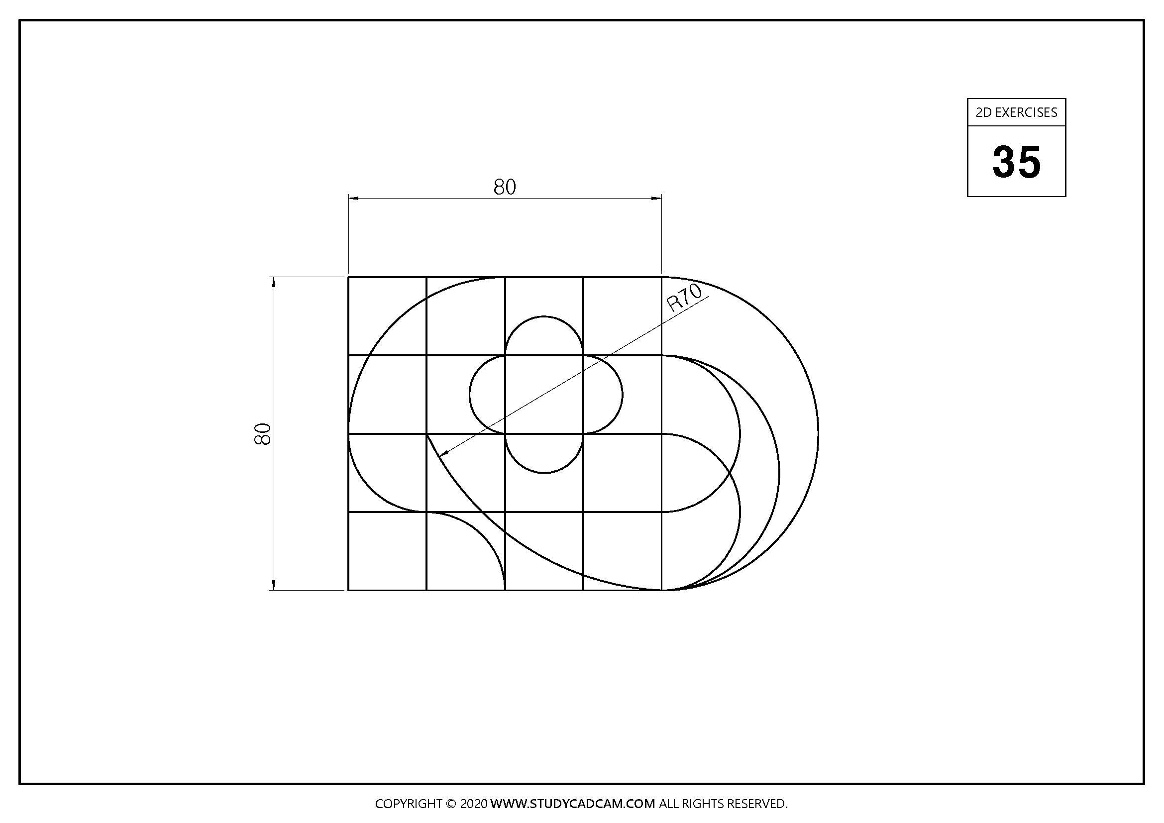 STUDYCADCAM 2D CAD EXERCISES 75 (PDF) - Payhip