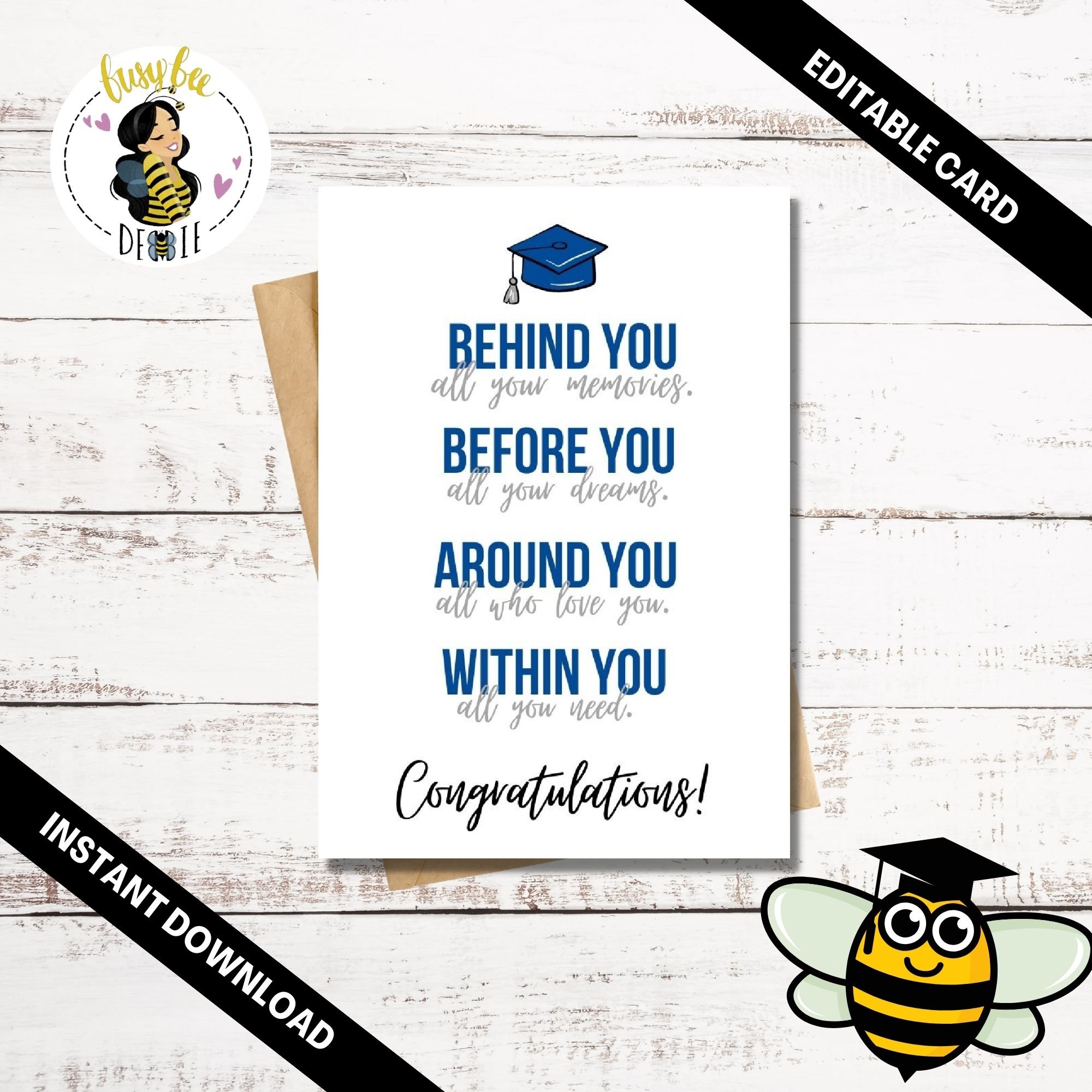 Conquackulations Duck Pun Graduation Card | Funny Graduation Rubber ...