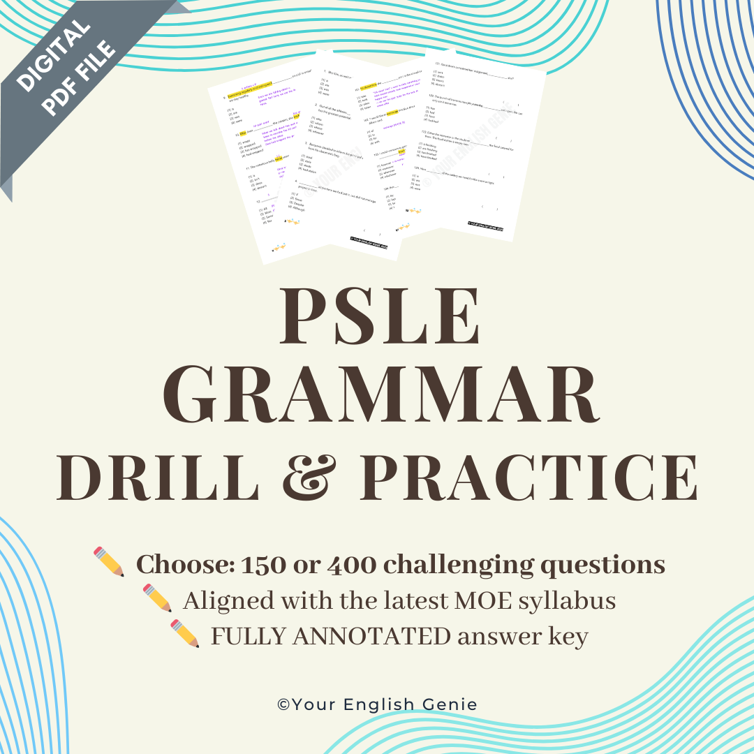 PSLE Grammar Drill and Practice Book