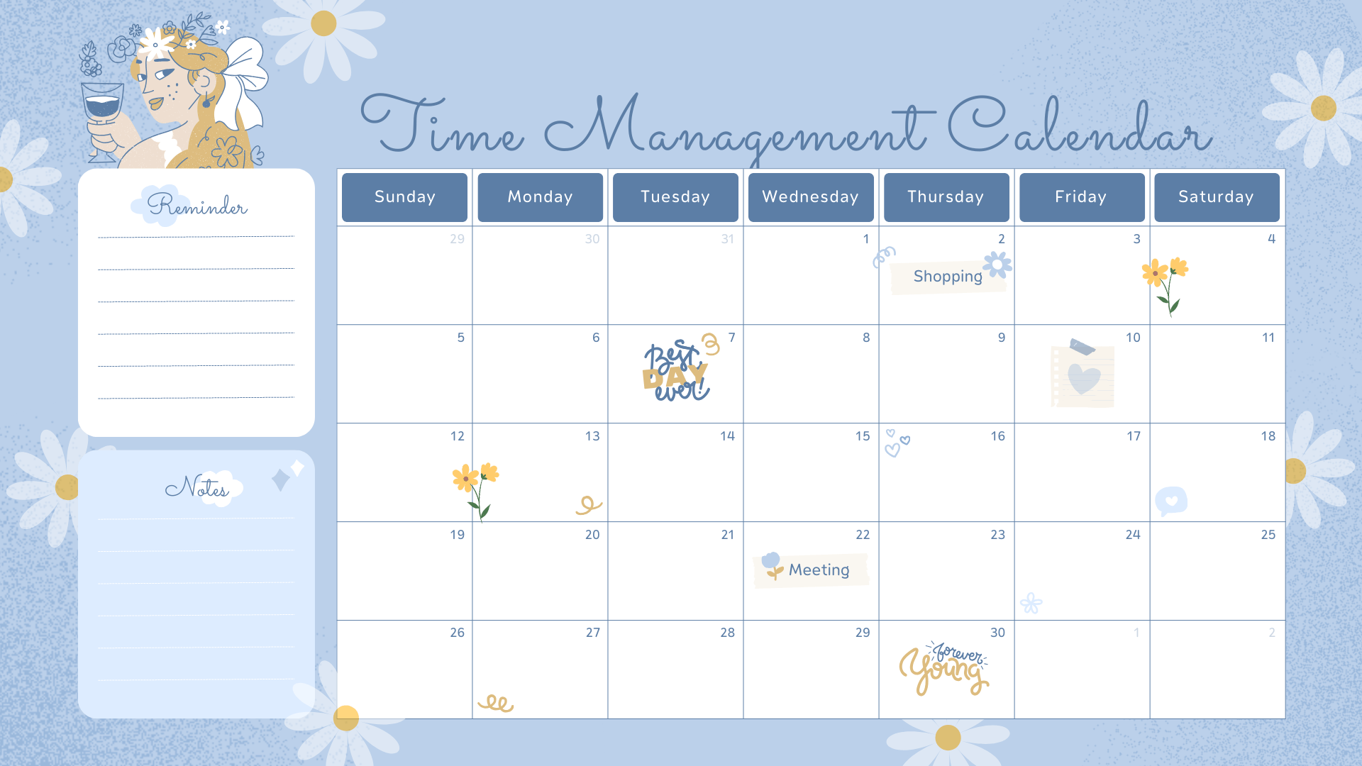 Time Management Calendar - Payhip