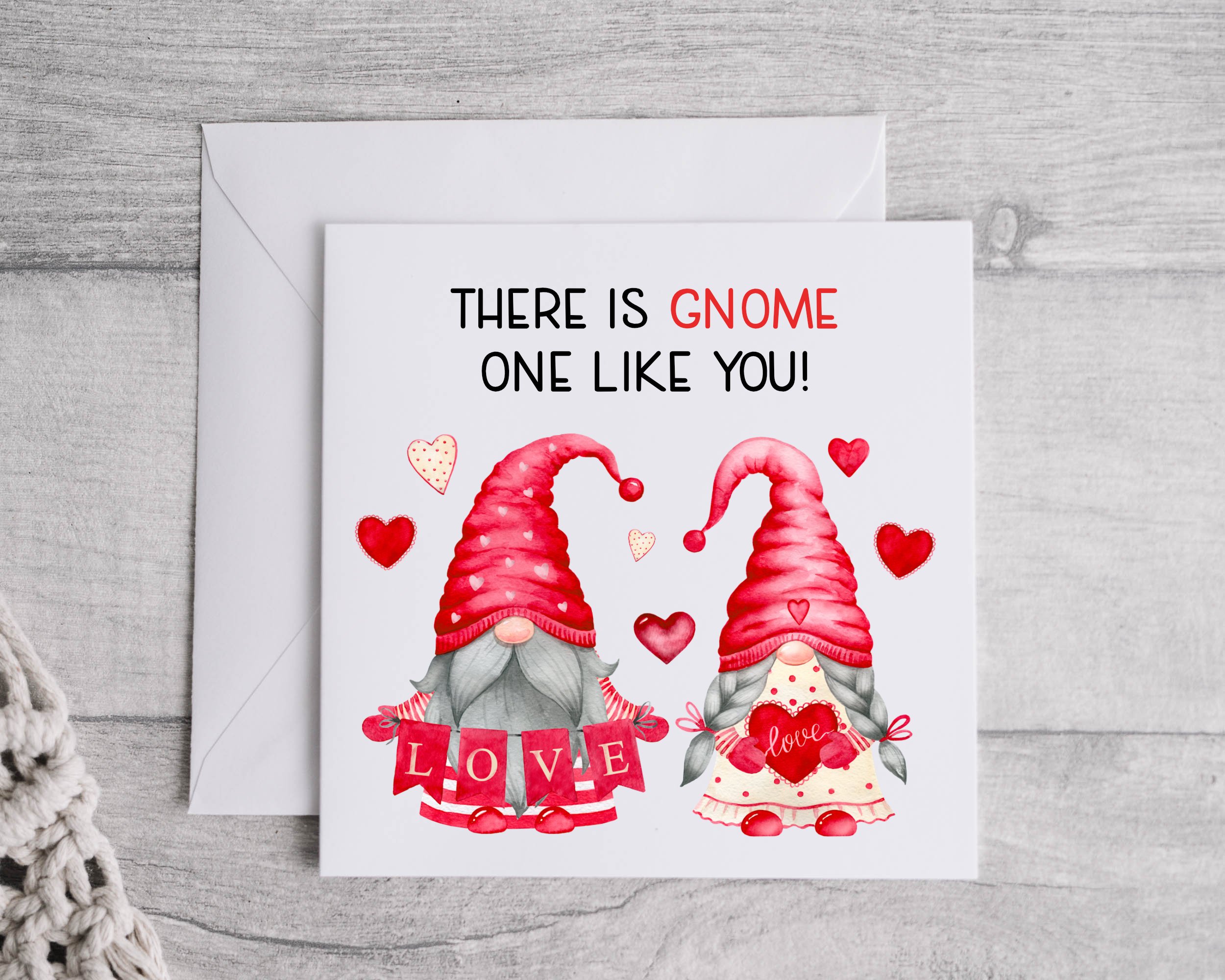 Gnome one like you! Valentines/Anniversary Card - Payhip