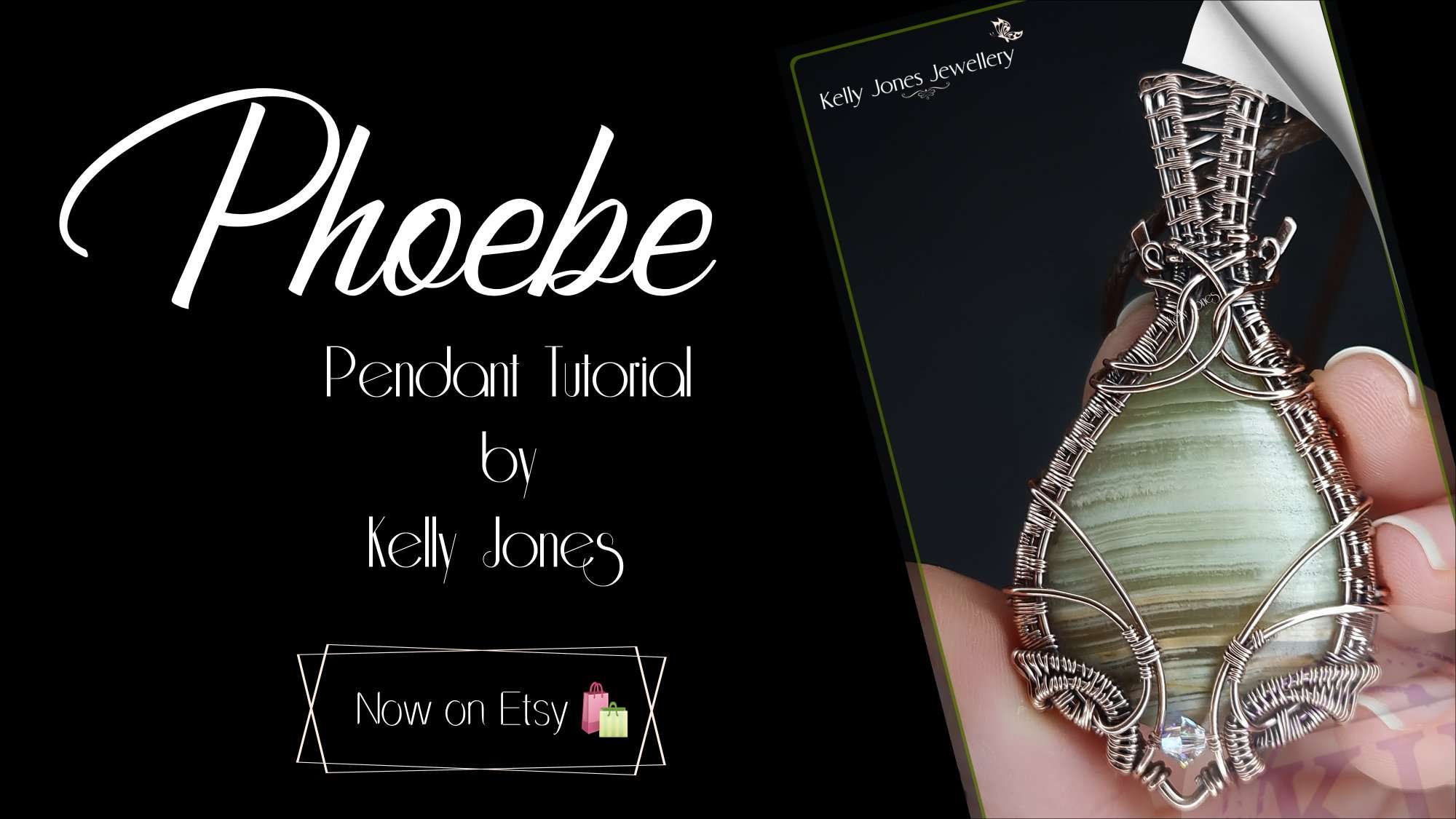 Phoebe Frame Pendant Tutorial. Learn to make this beautiful design with ...