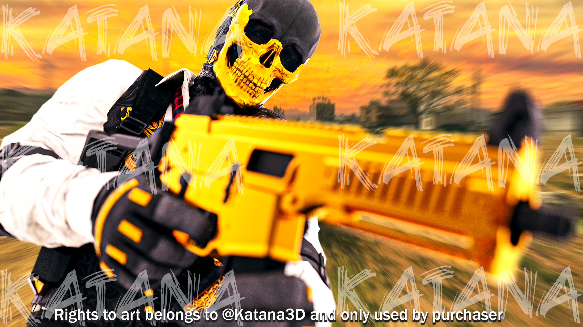 COD/Warzone Thumbnail - Gold Striker - Payhip