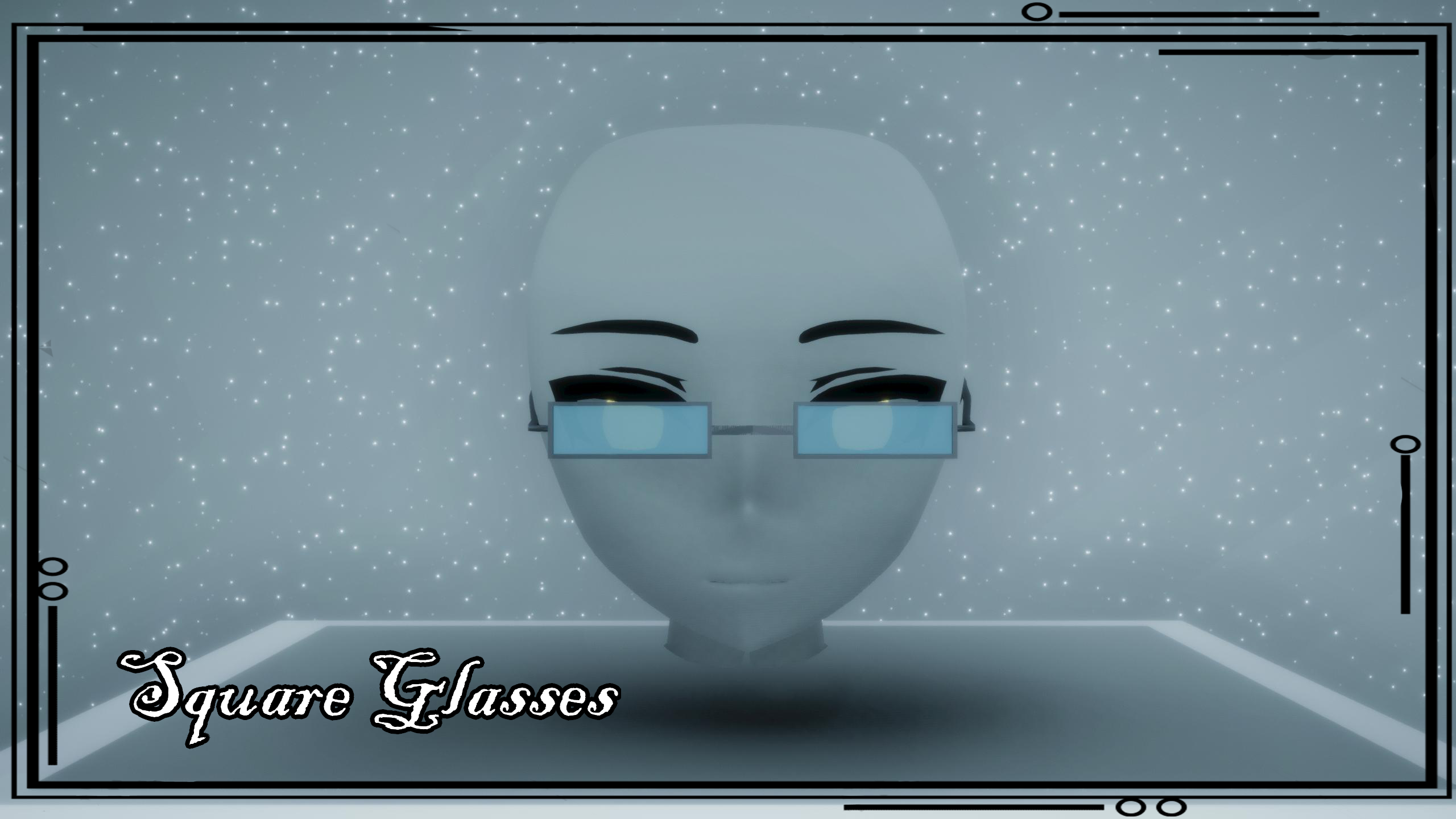 Square Glasses 3D Model - Payhip