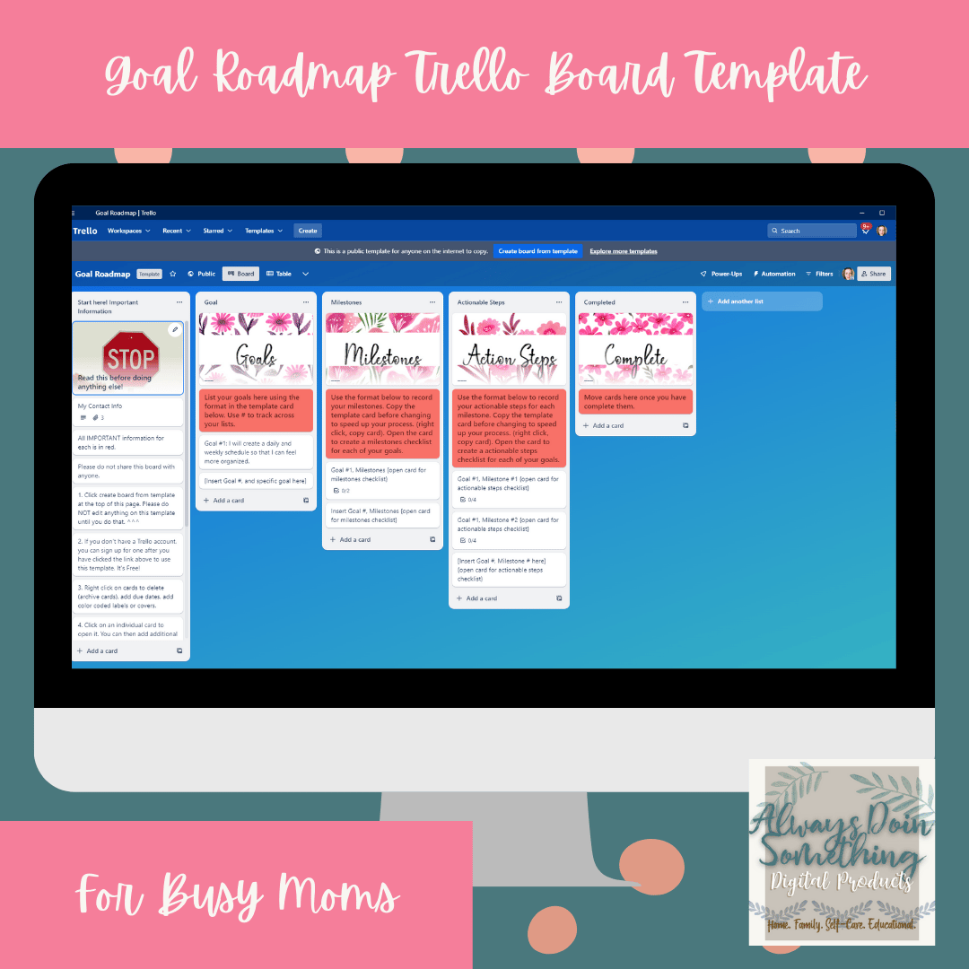 Always Doin Something - Trello Board Templates