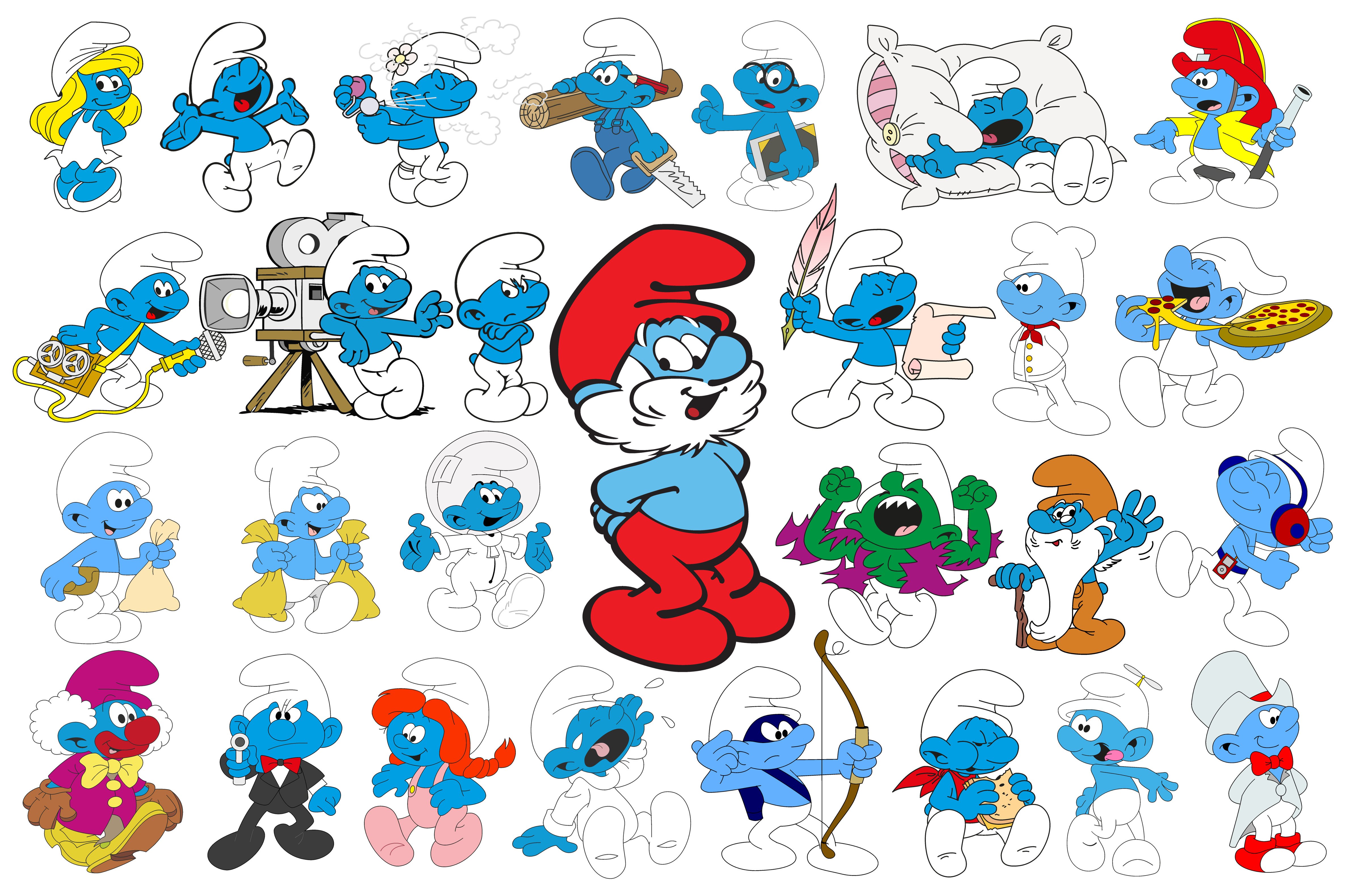 THE SMURFS vector t shirt EPS - AI download digital - Payhip