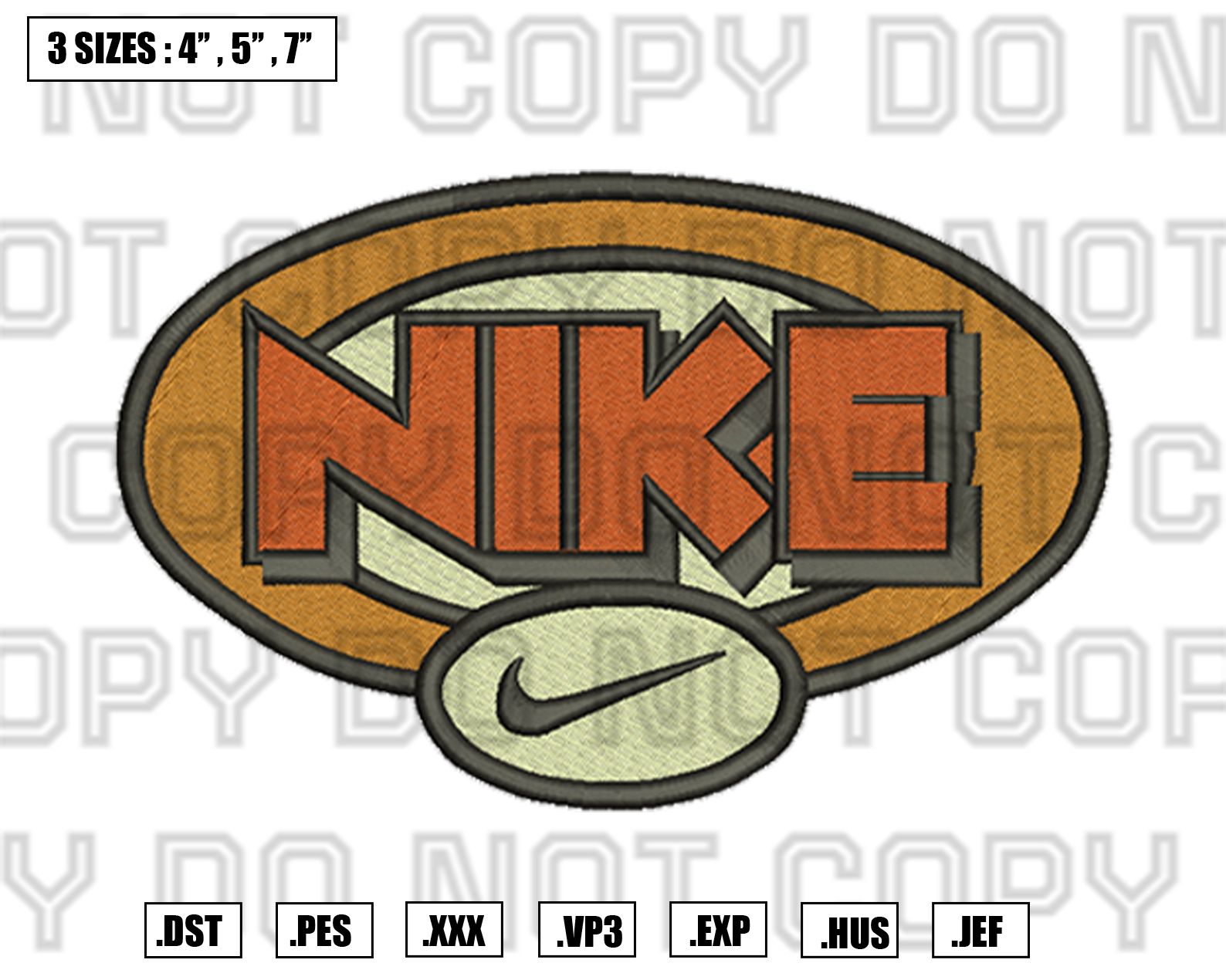 Retro Nike Logo Embroidery Designs, Machine Embroidery Files, Nike ...