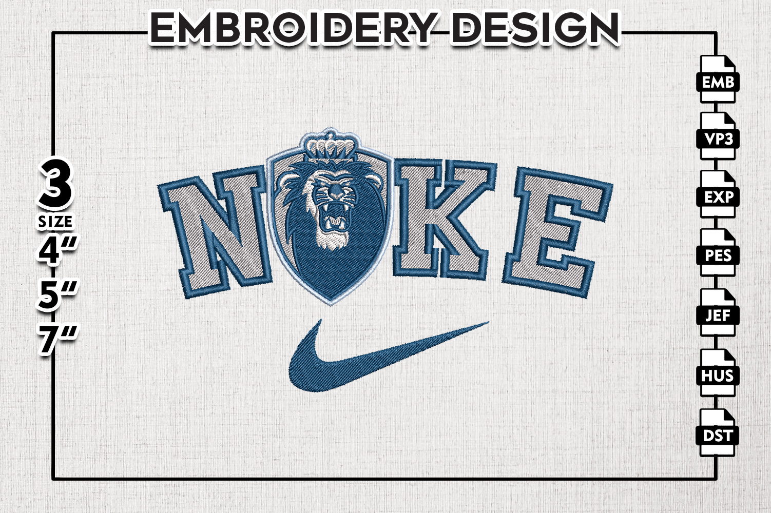 Nike NCAA Old Dominion Monarchs Team Logo Embroidery files, NCAA Old ...