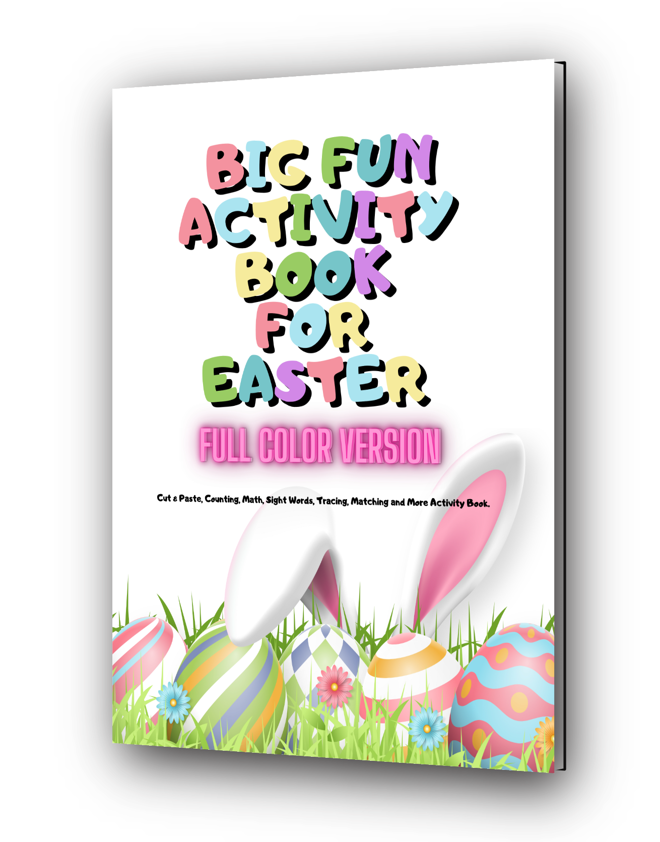 Big Fun Activity Book For Easter is a cut & paste, counting, math ...