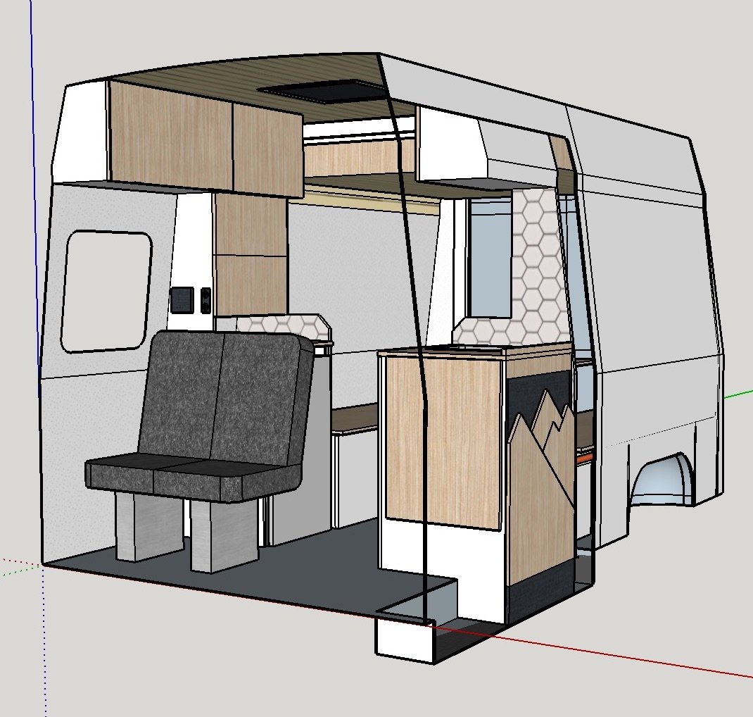 The Benzson - Complete van layout design file - Payhip
