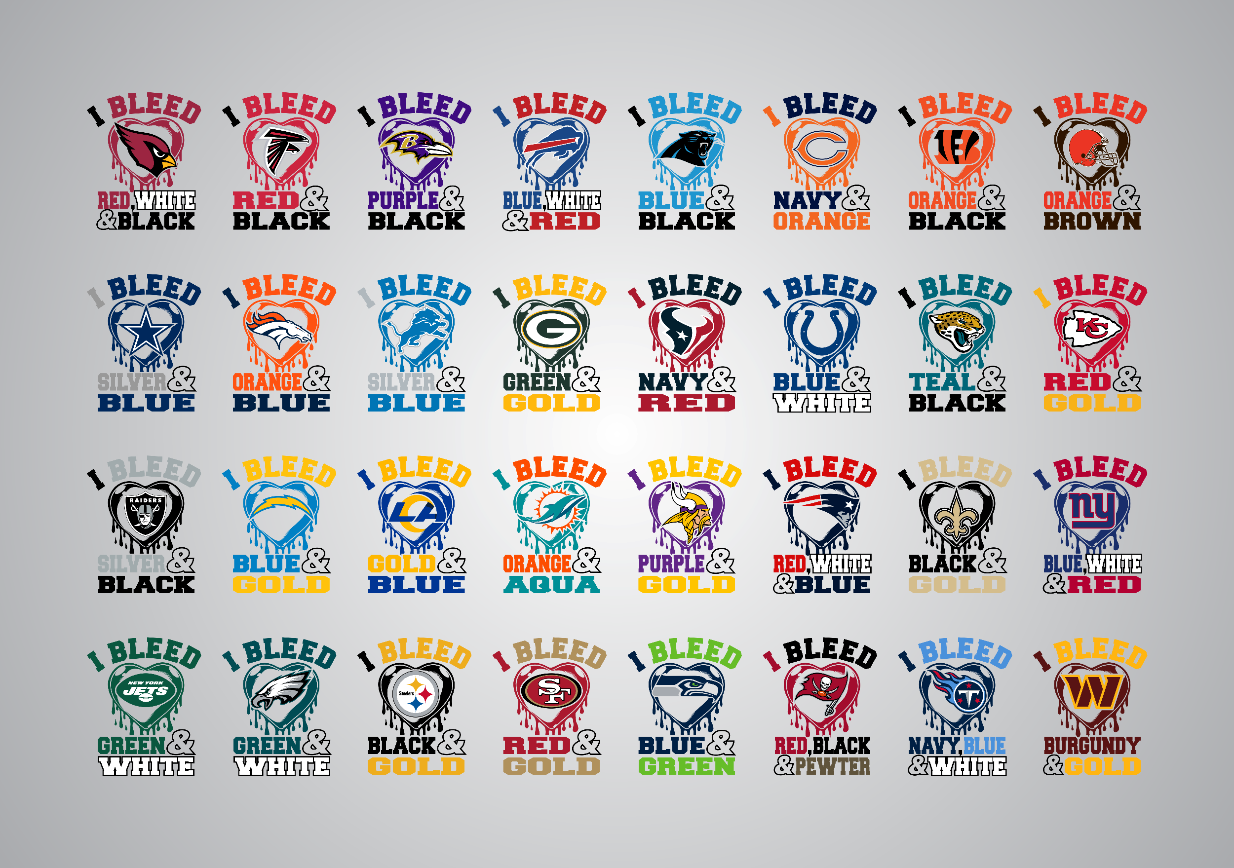 NFL I BLEED BUNDLE