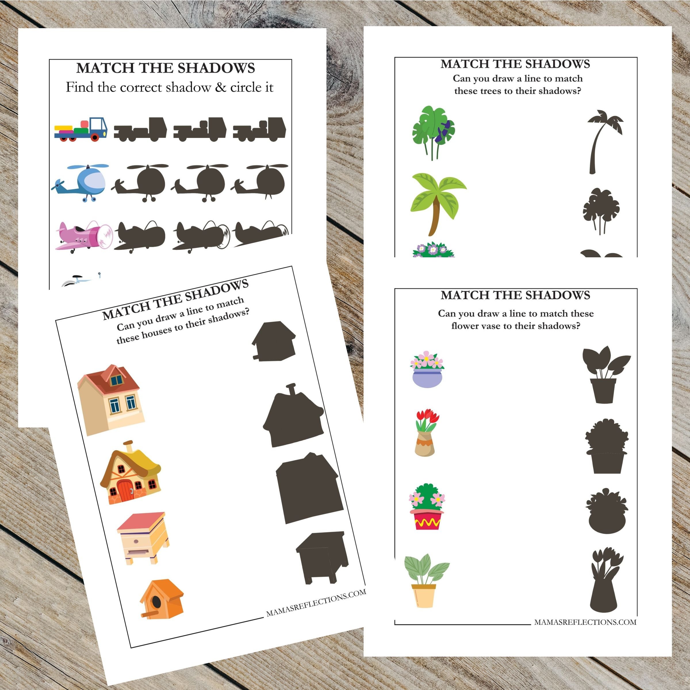 Shadow Matching Set Free Printable - Payhip