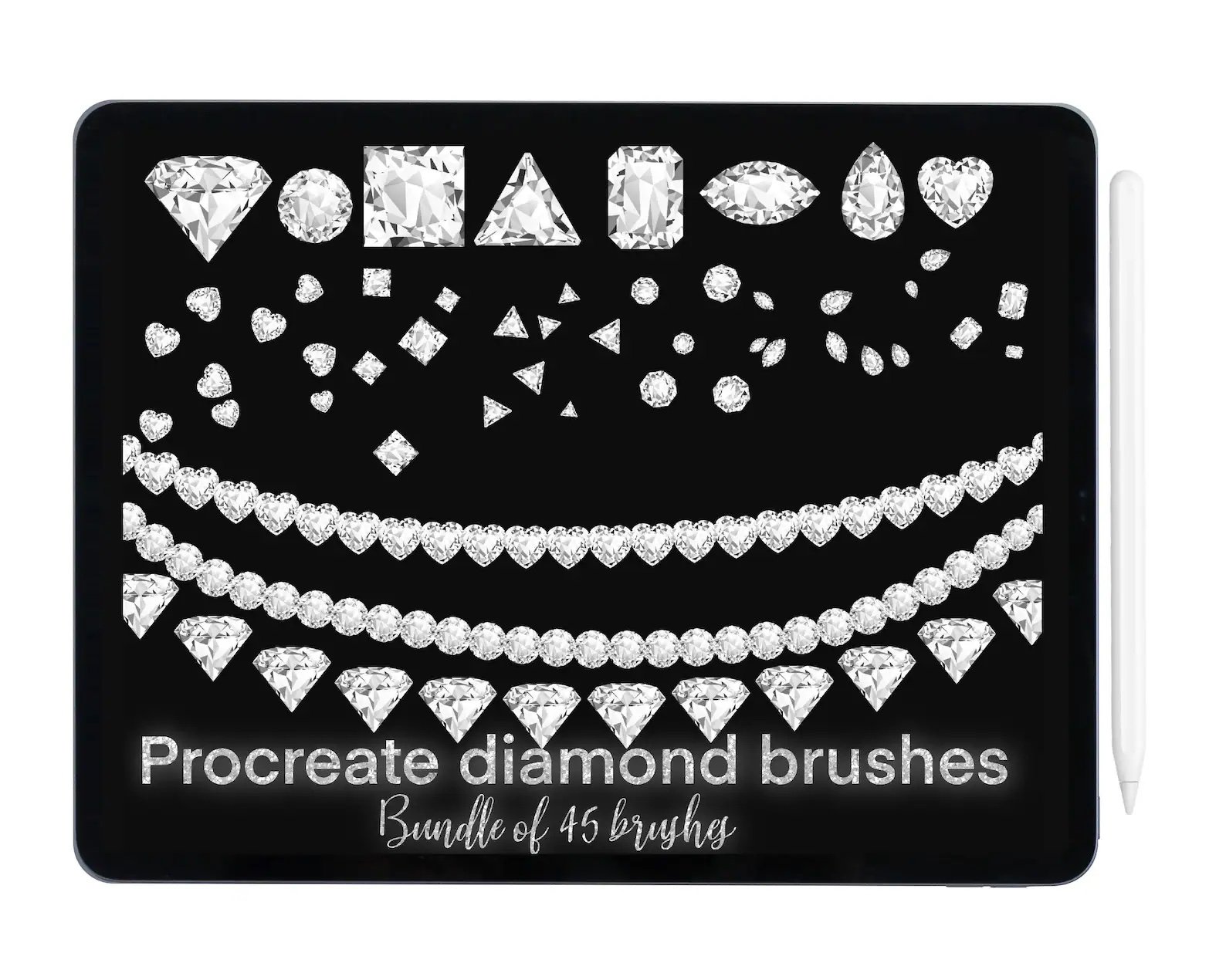 Procreate diamond brushes