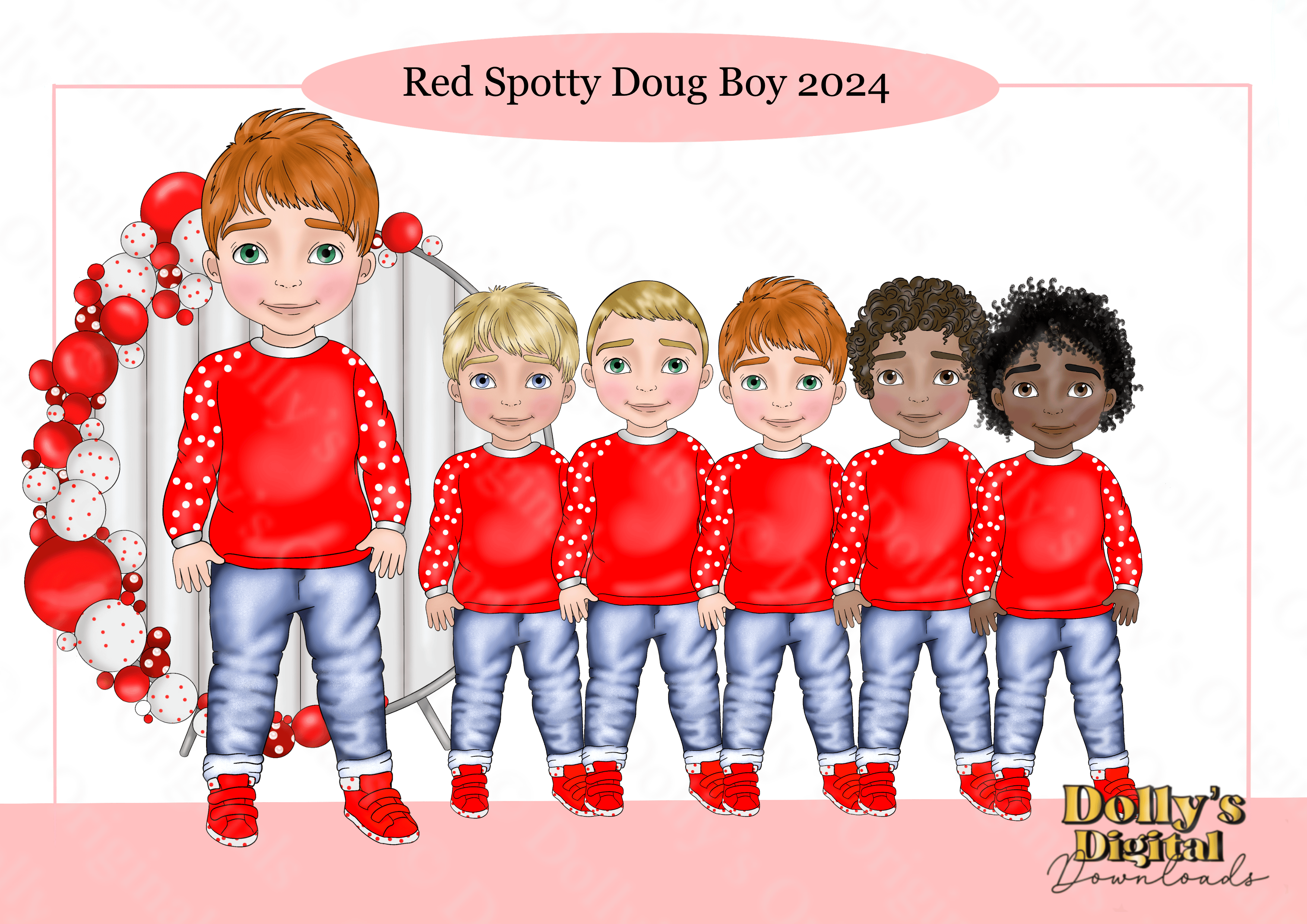 Red Spotty Trouser Boy 2024 - Payhip