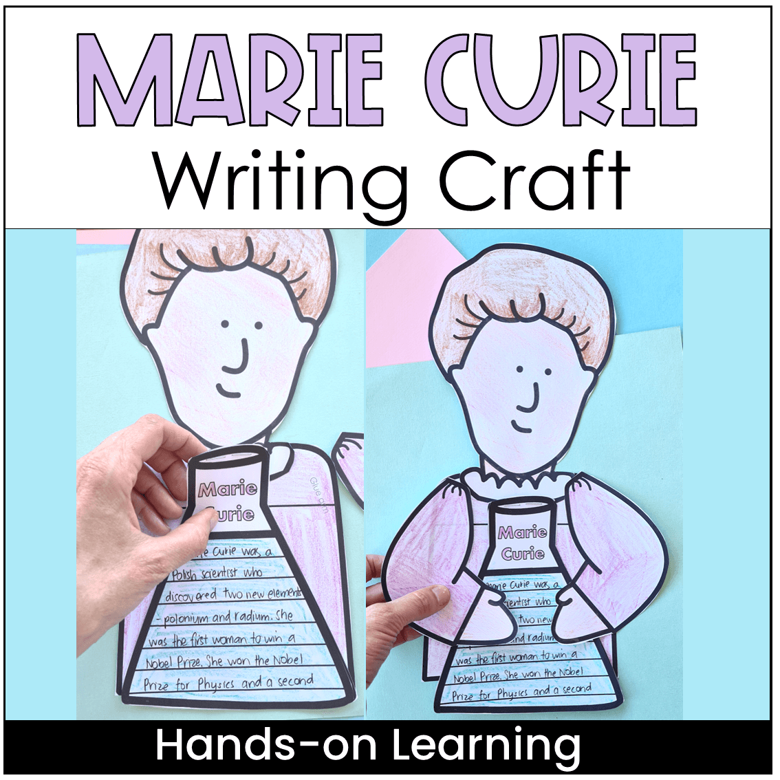 Marie Curie Craft Women's History Month Scientists