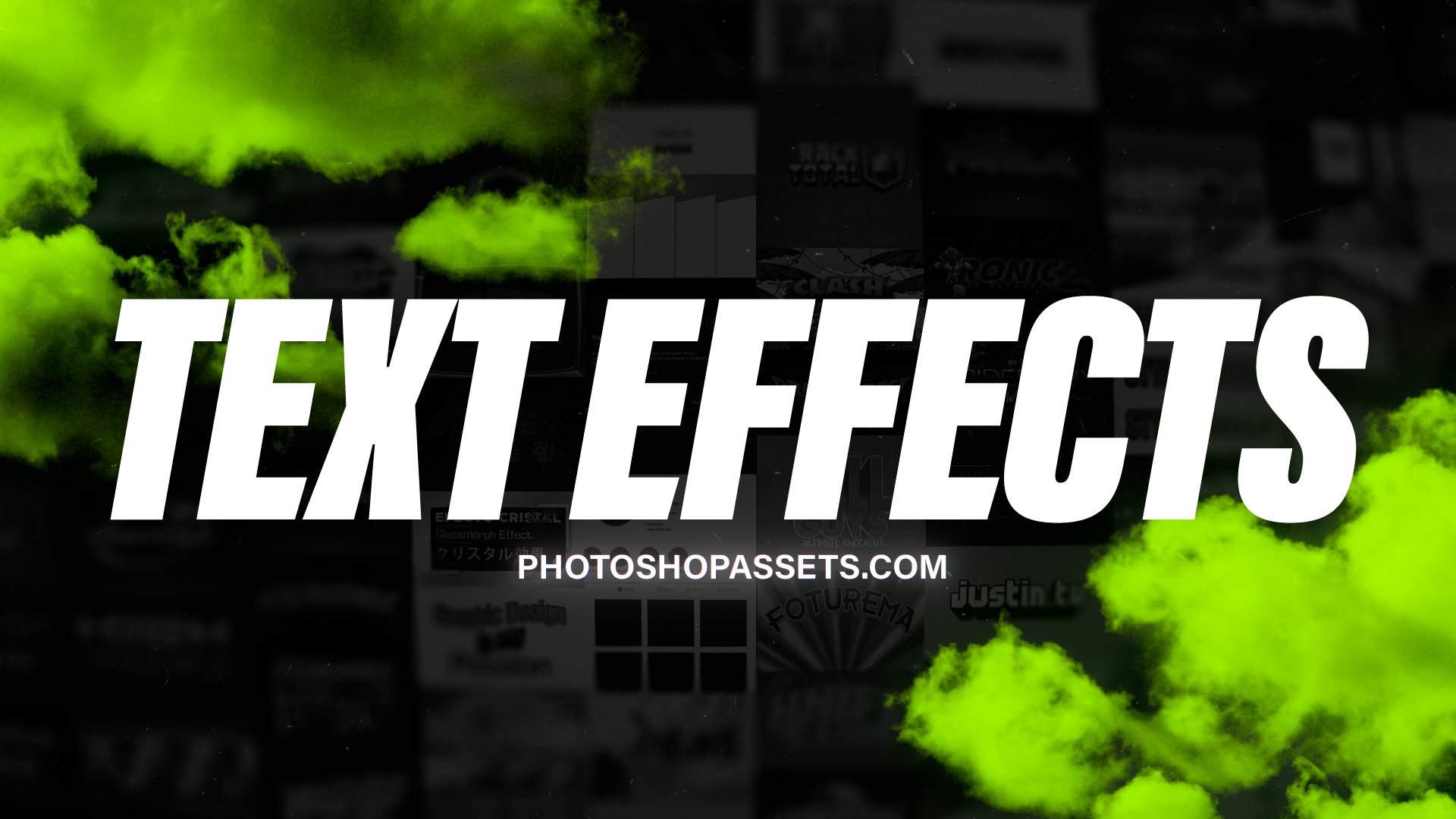 Photoshop assets and design resources 💫 - Text Effects