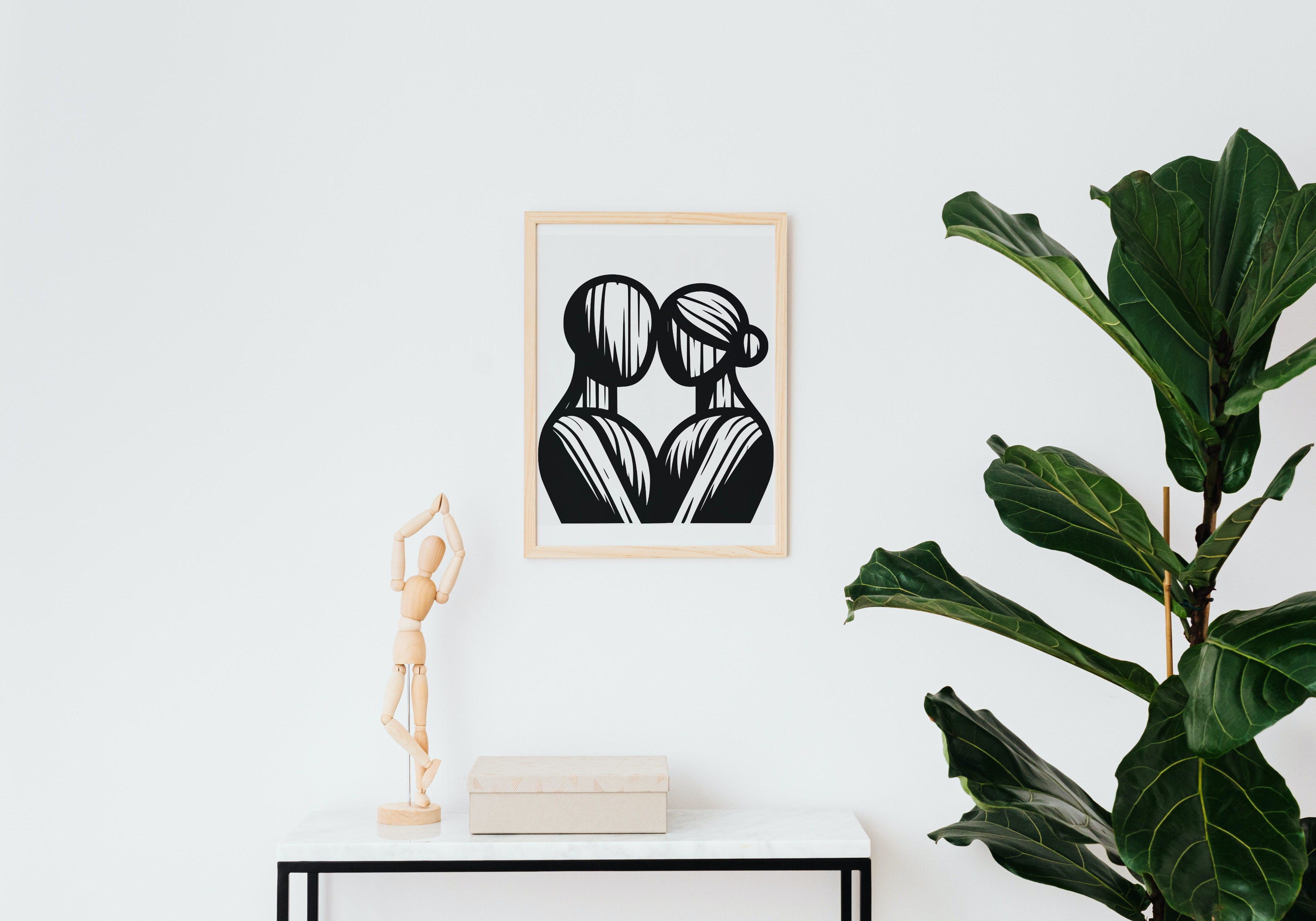 Faceless Love Valentine Printable Poster - Payhip