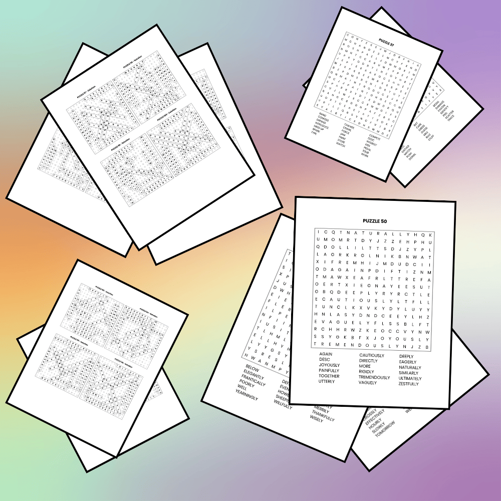 2000 Words | Word Search Puzzle Book Interior | Ready To Use - Payhip