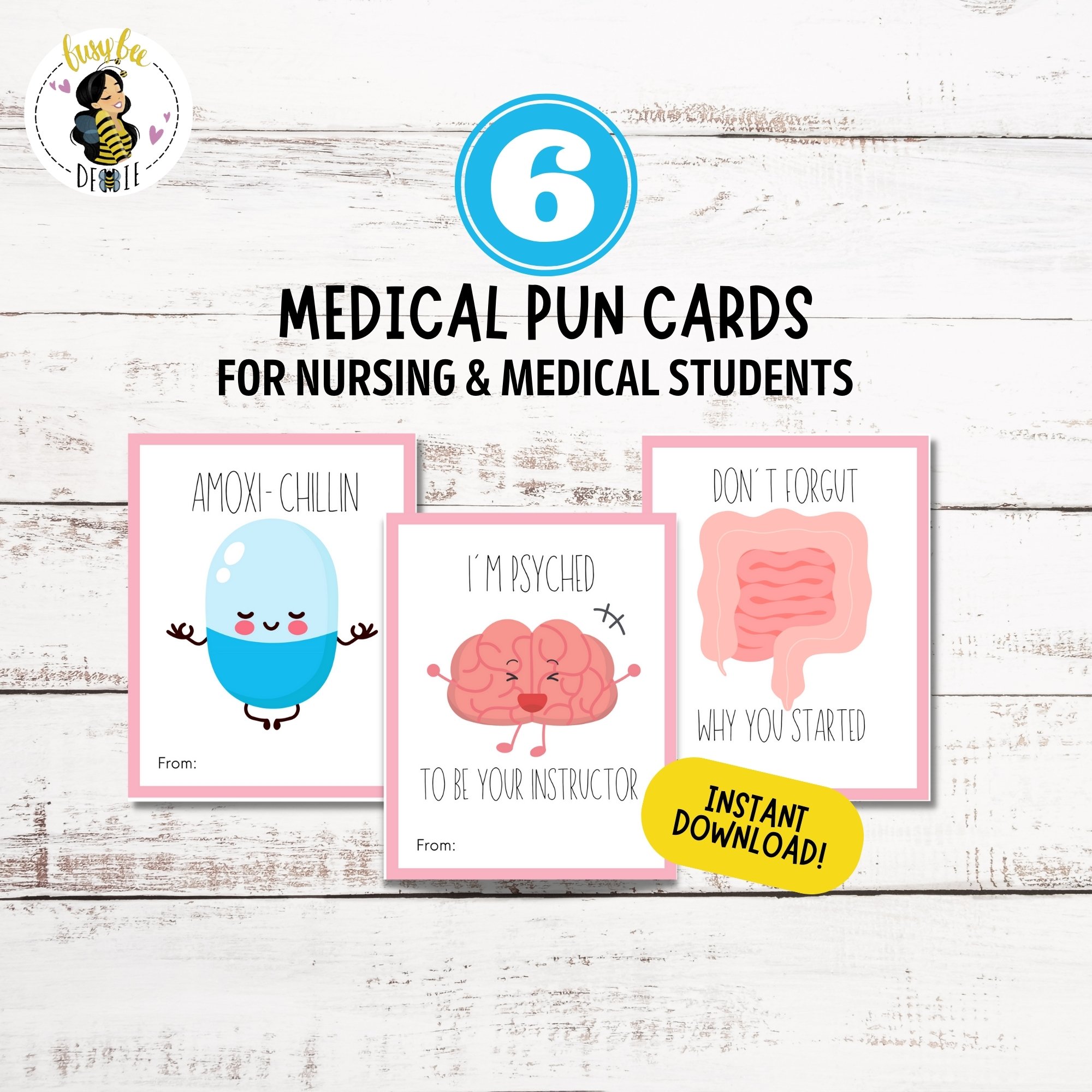 Funny Cards for Medical and Nursing Students | Printable Medical Pun ...