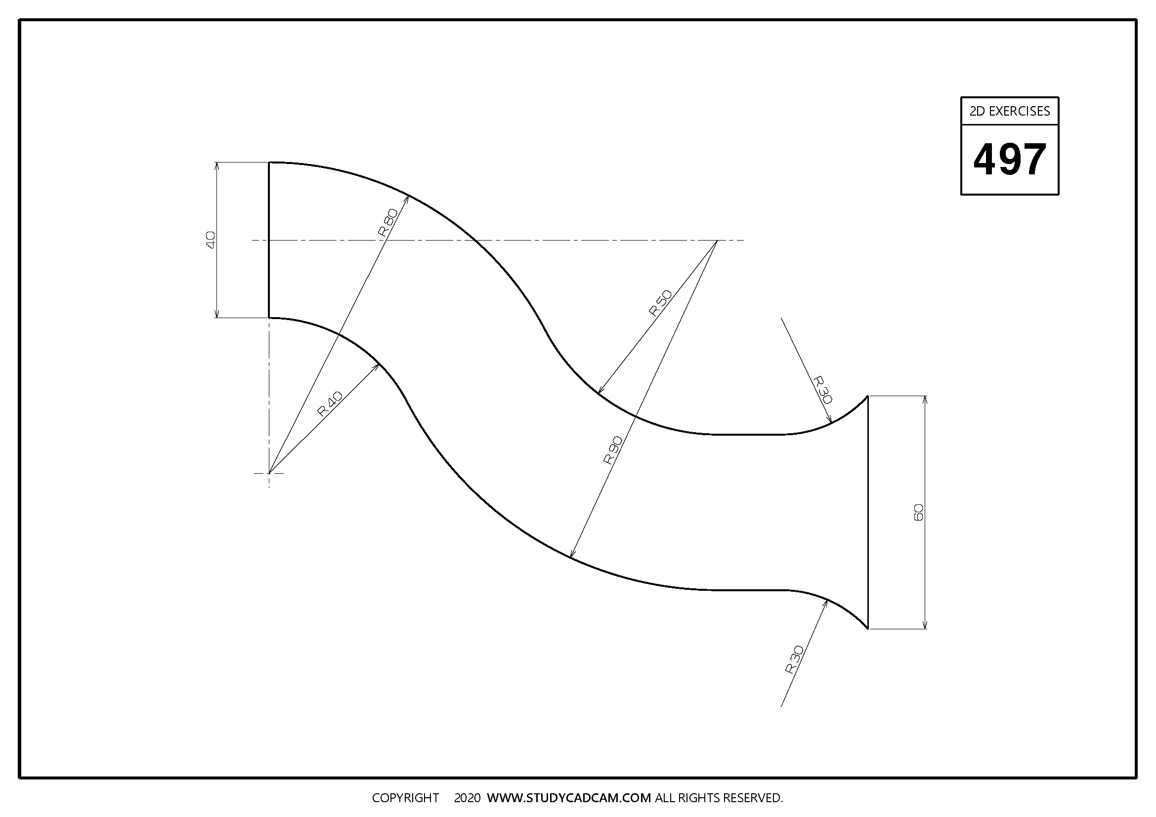 STUDYCADCAM 2D CAD EXERCISES 497 (PDF) - Payhip