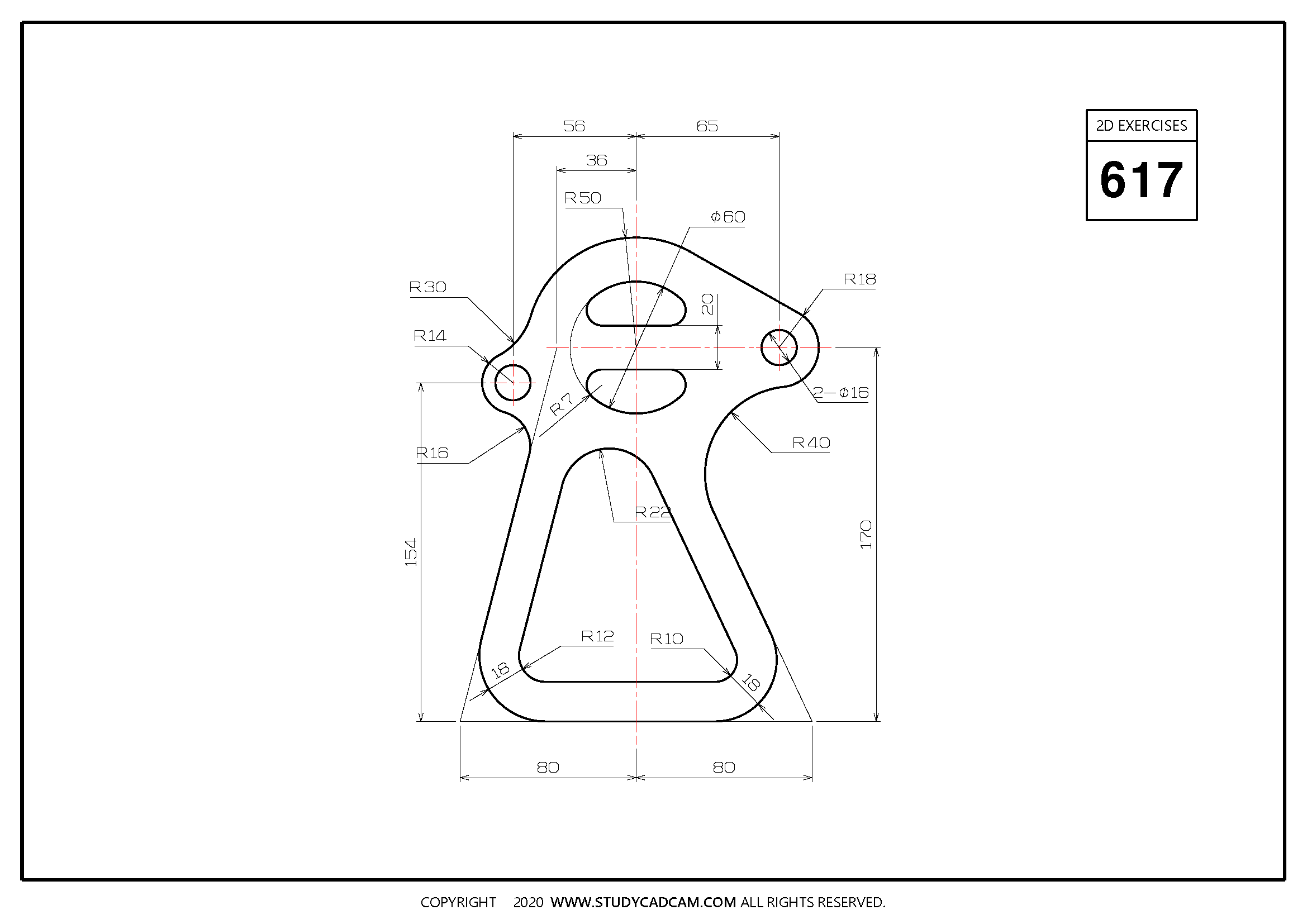 STUDYCADCAM 2D CAD EXERCISES 617 (PDF) - Payhip
